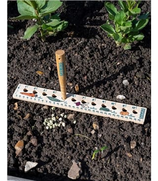 Natural | Childrens Planting Ruler And Dibber Set | WoolOvers UK