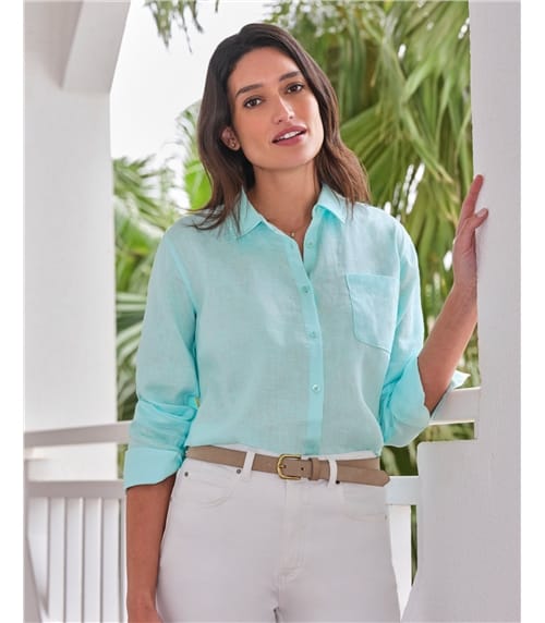 Pure Linen Dresses & Clothing | WoolOvers