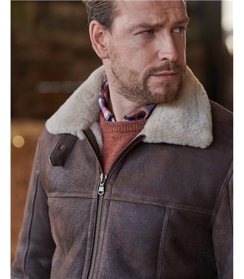 Mens Leather Jackets & Boiled Wool Coats | WoolOvers UK