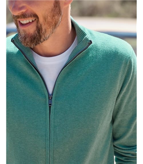 High Quality Natural Cardigans for Men | WoolOvers UK