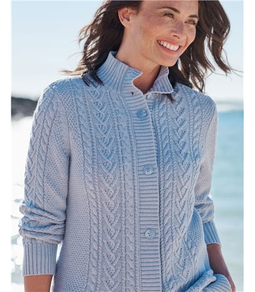 Womens Cable Cardigans | Cable Knitwear | WoolOvers