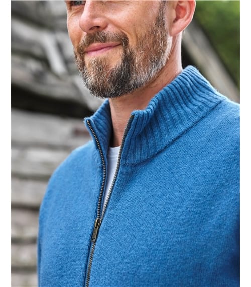 High Quality Natural Cardigans for Men | WoolOvers UK