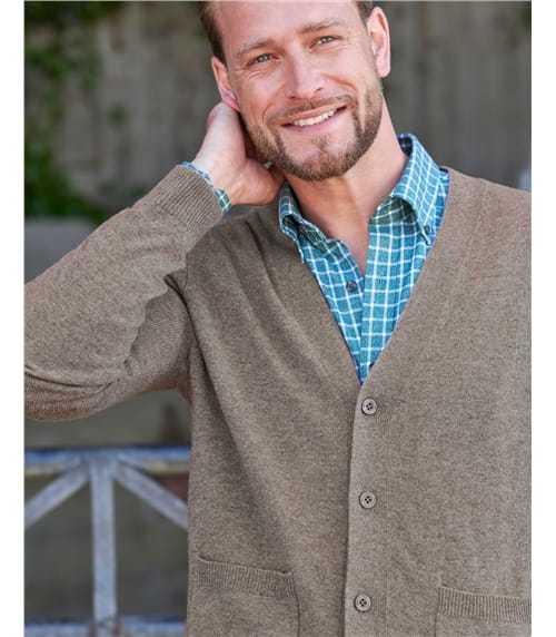Mens Cardigan Collection | Quality Natural Knitwear | WoolOvers AU