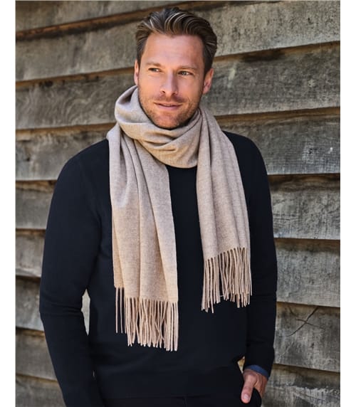 Mens Wool Scarf | WoolOvers UK