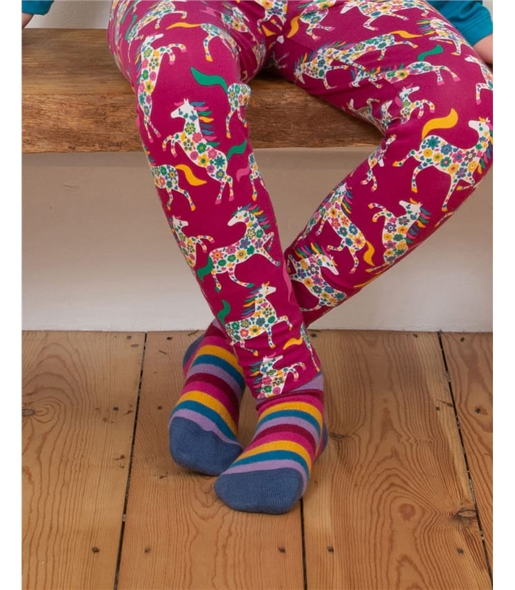 Multi | Rainbow Socks | WoolOvers UK
