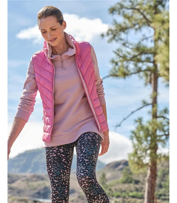 Peony Pink | Glen Puffer Gilet | WoolOvers UK