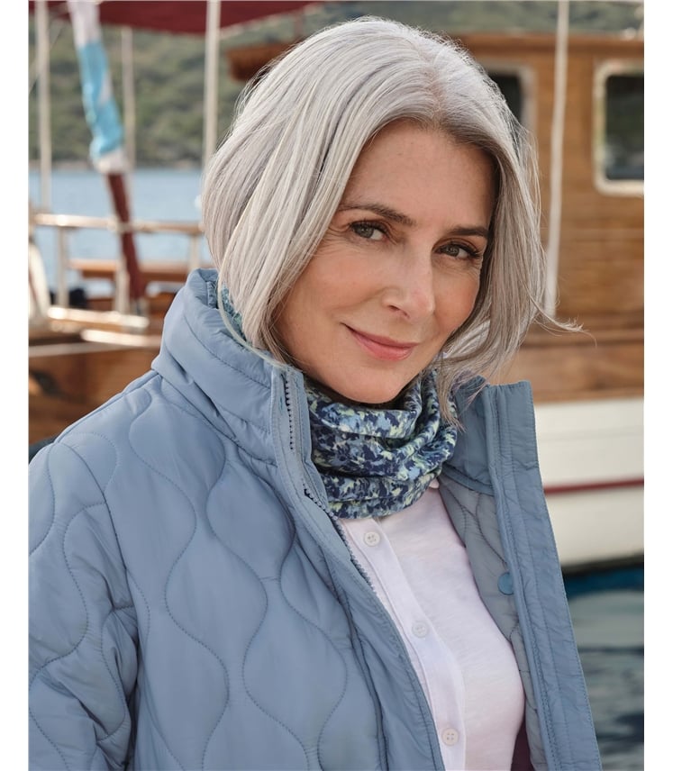 Abstract Print | Jersey Snood | WoolOvers UK