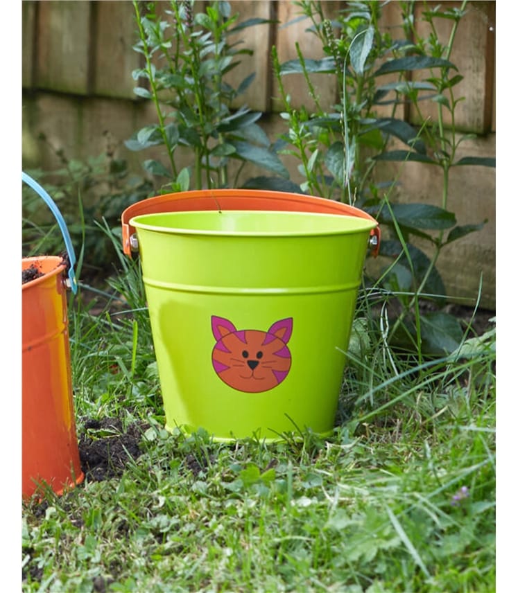 Green | Childrens Gardening Bucket | WoolOvers UK