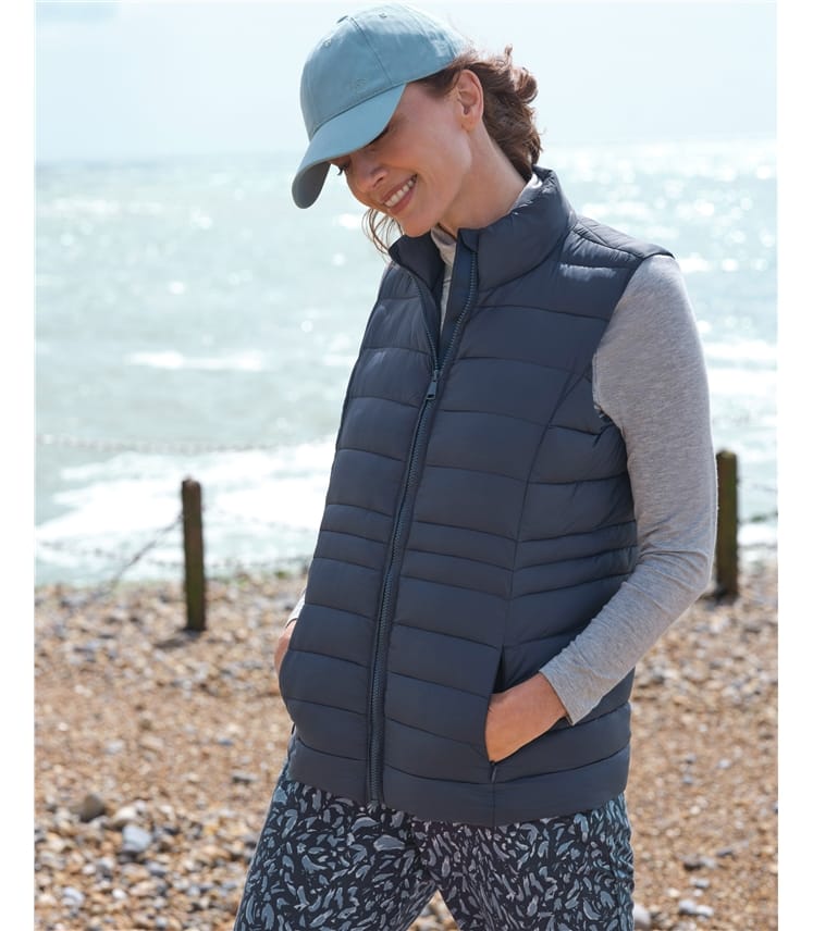 French Navy | Lynford Puffer Gilet | WoolOvers UK