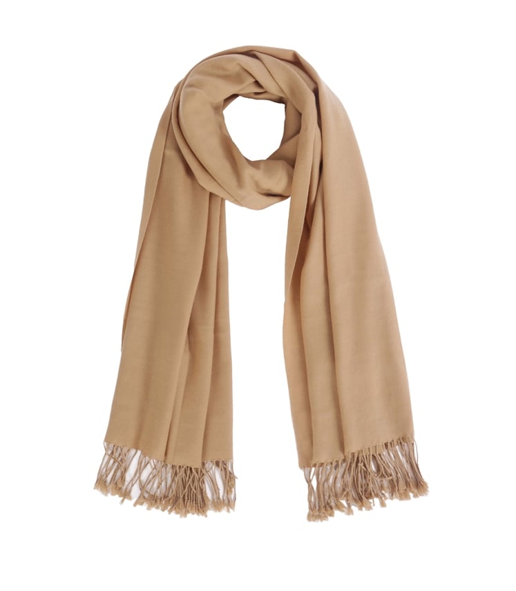 Camel | Super Soft Cashmere Blend Pashmina | WoolOvers US