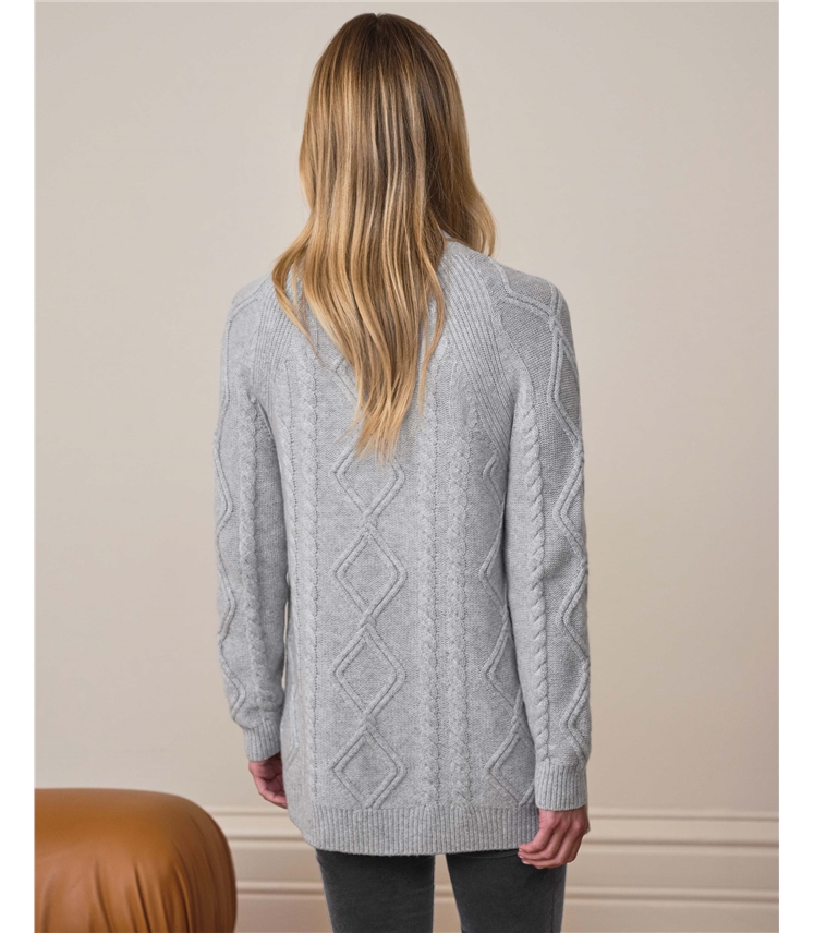 Heather Dove | Lux Cashmere Cardigan | WoolOvers US