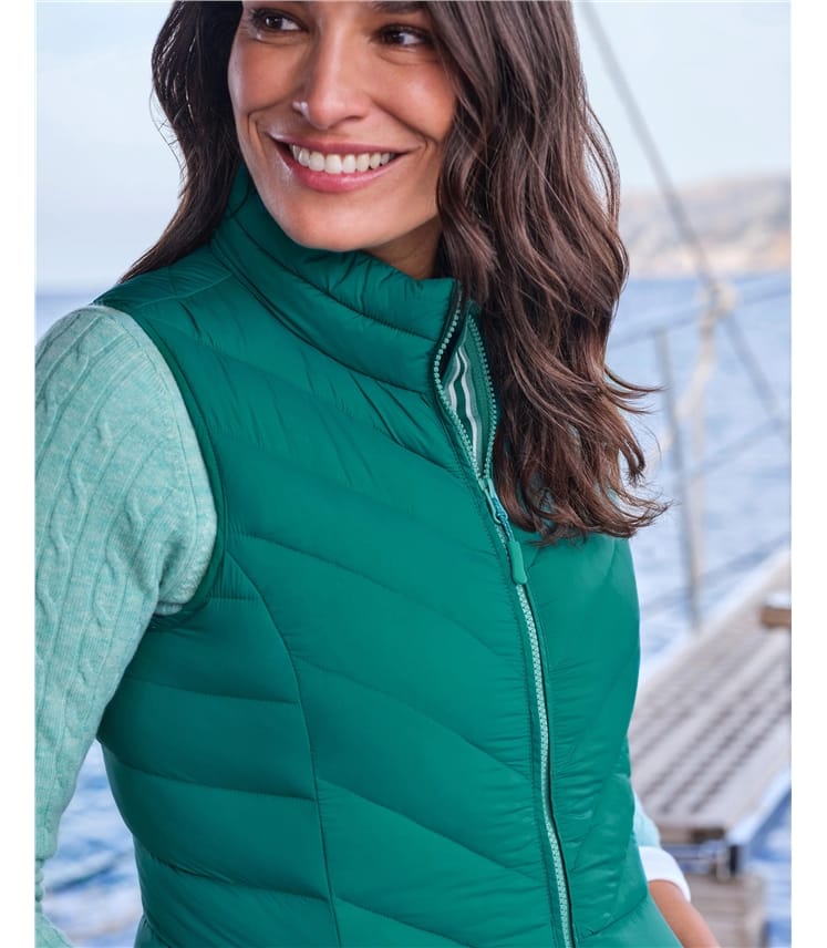 Deep Jade | Puffer Gilet | WoolOvers AU