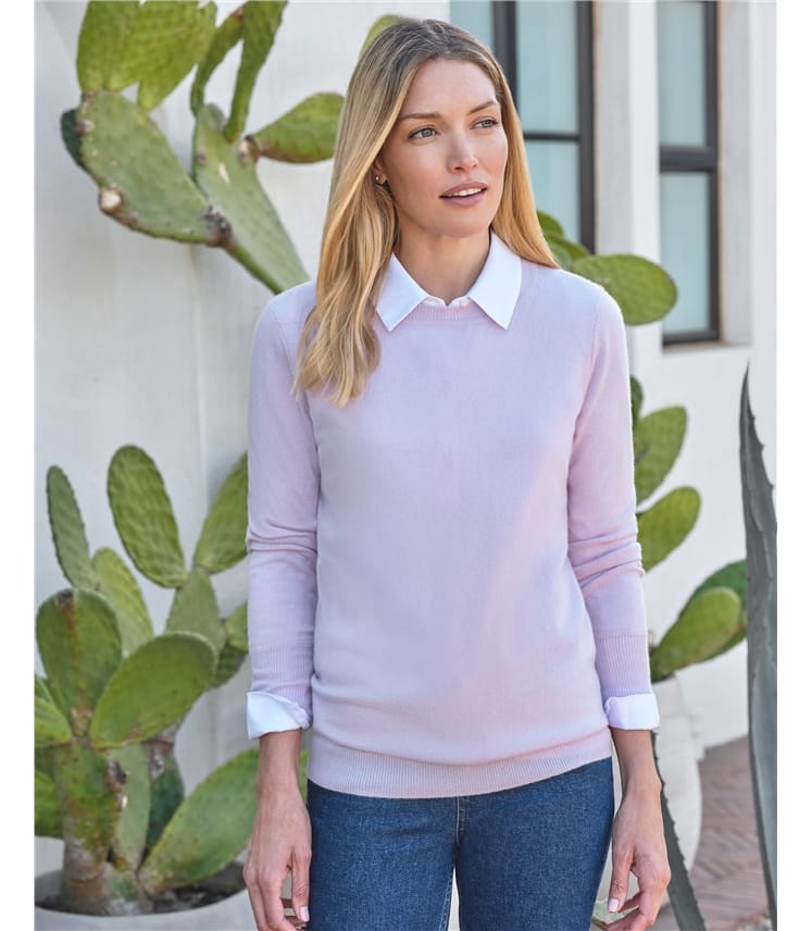 Wisteria | Womens Cashmere Boyfriend Sweater | WoolOvers UK