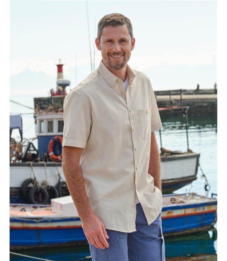 Cream | Sun Bleached Shirt | WoolOvers UK