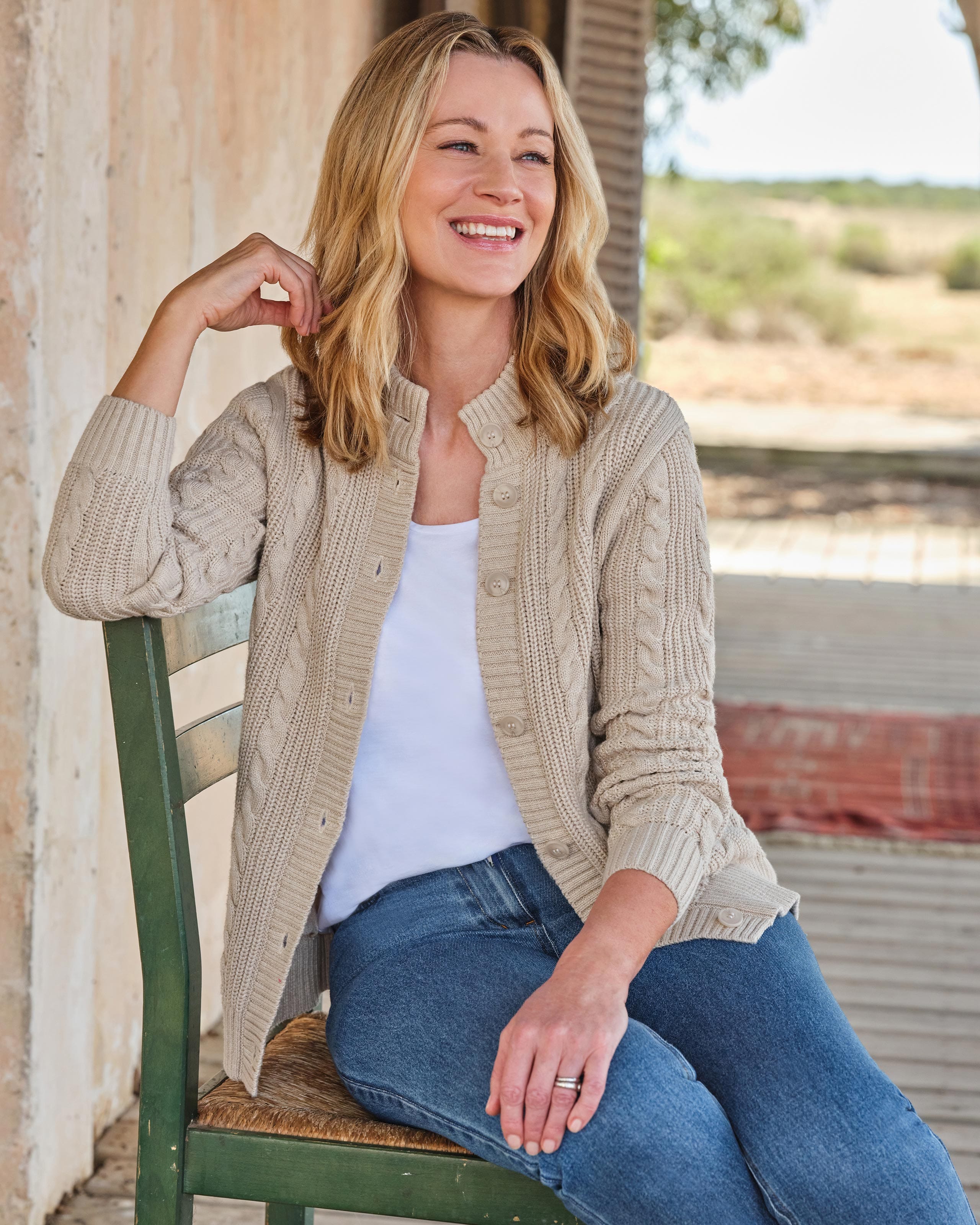 Womens Cable Cardigans | Cable Knitwear | WoolOvers