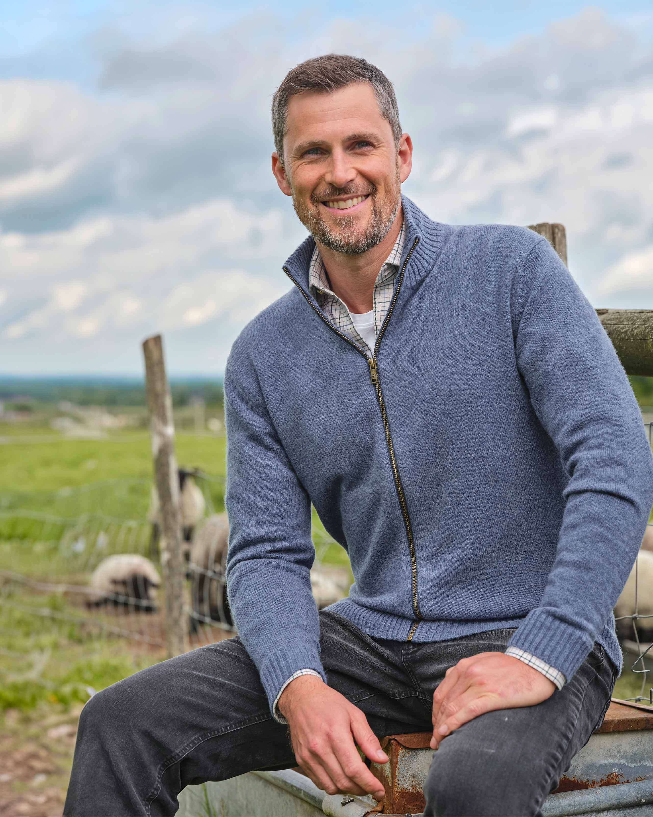 Pure Lambswool | Men's Lambswool Sweaters | WoolOvers US