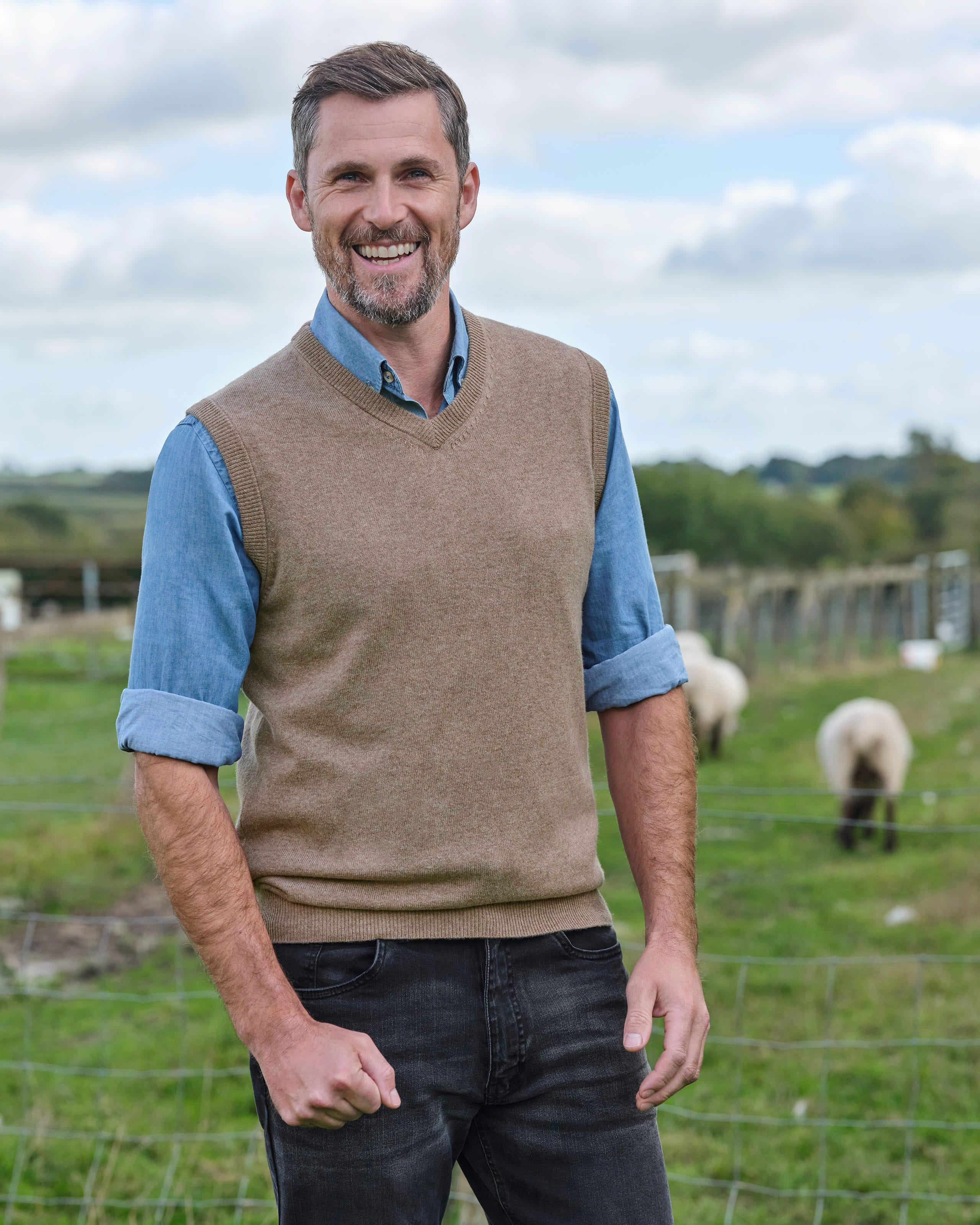 Moonlight Ocean | Cashmere & Merino Vest | WoolOvers US