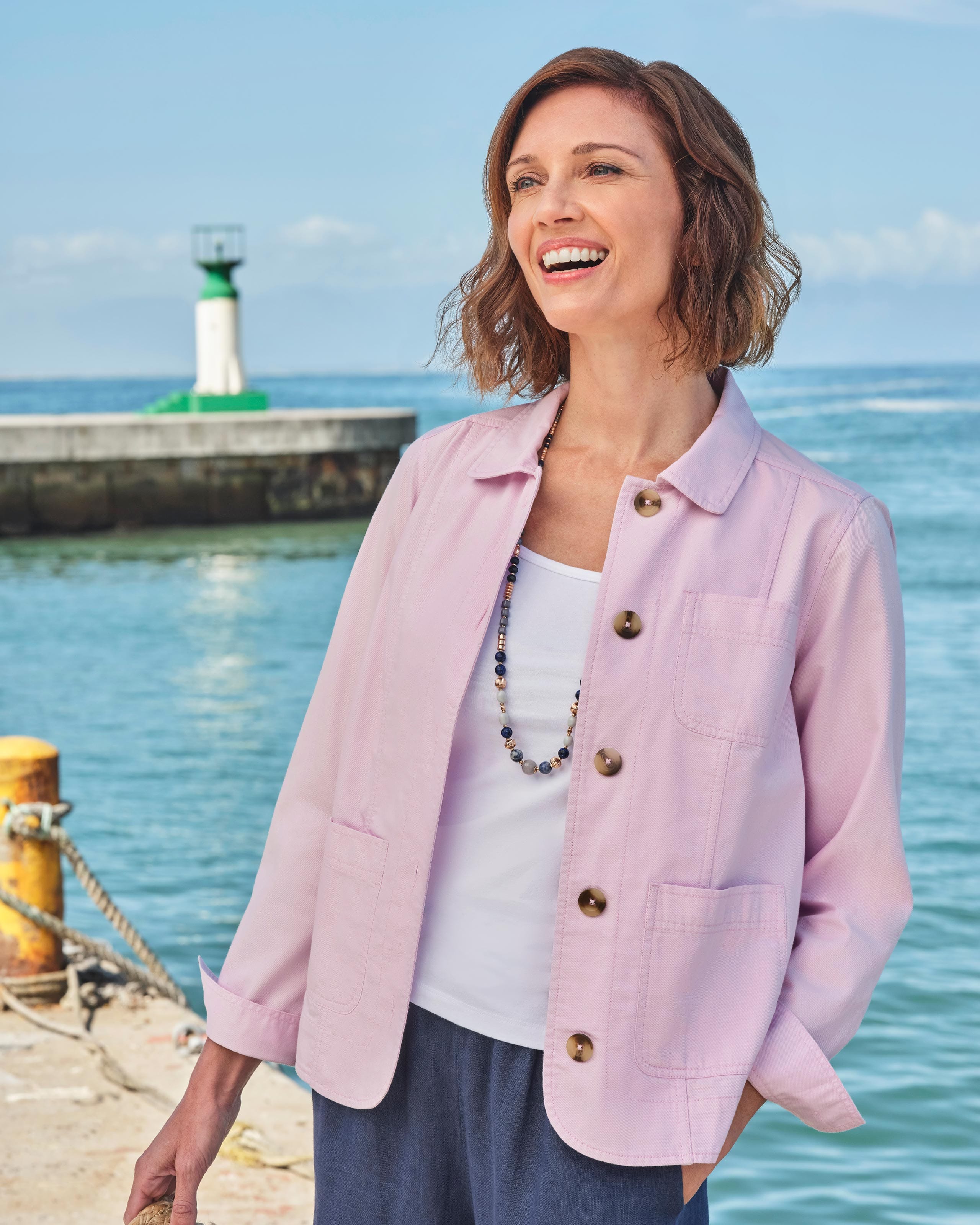 Soft Orchid | Lightweight Jacket | WoolOvers AU
