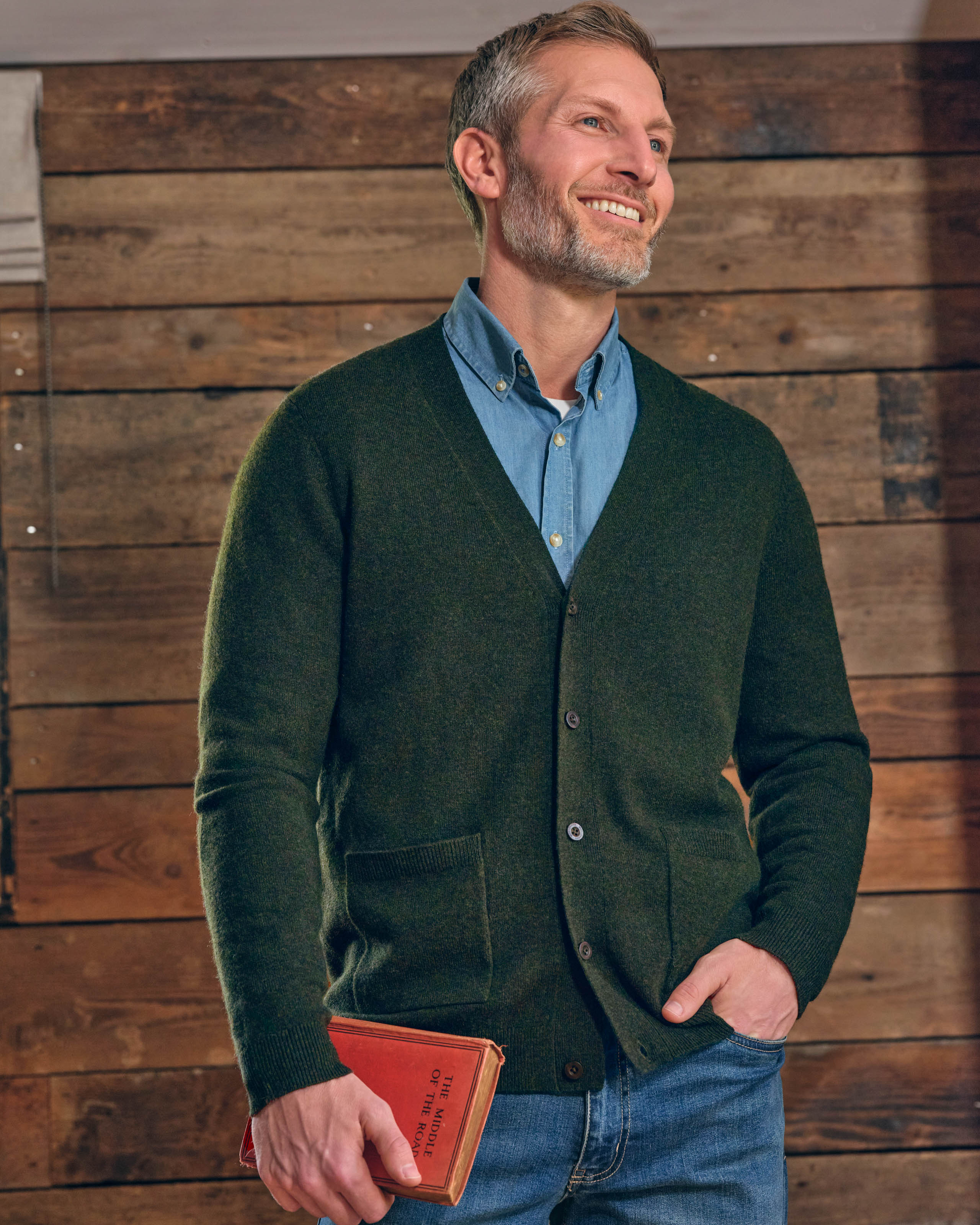 High Quality Natural Cardigans for Men