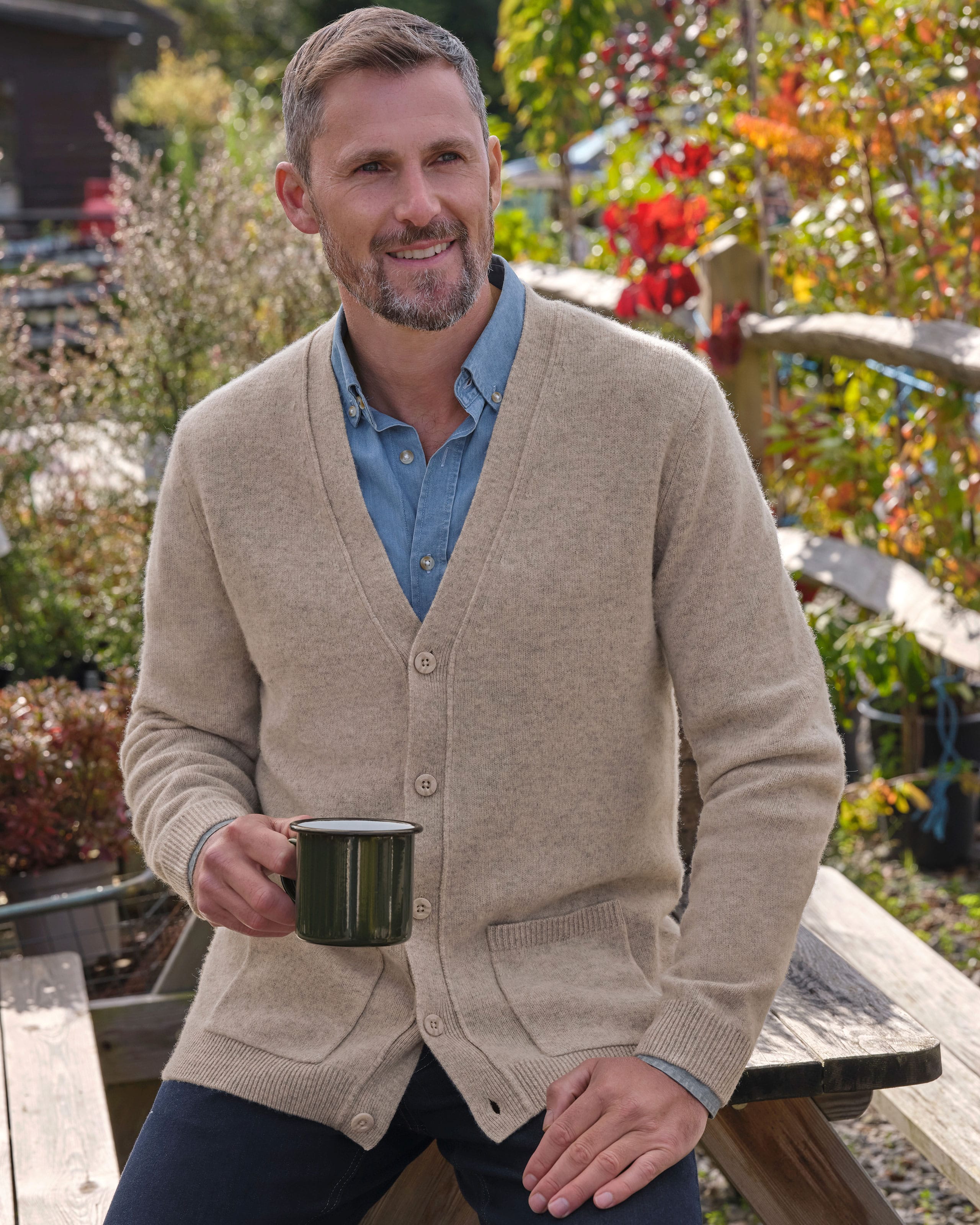 Men's Cardigans | Quality Men's Cardigan Sweaters | WoolOvers US