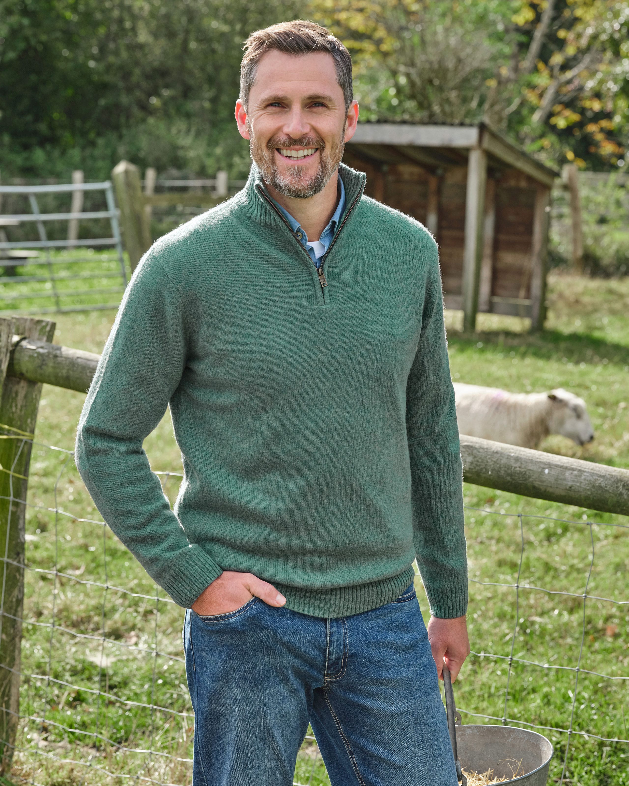 Men's Pure Lambswool Jumpers and Knitwear | WoolOvers