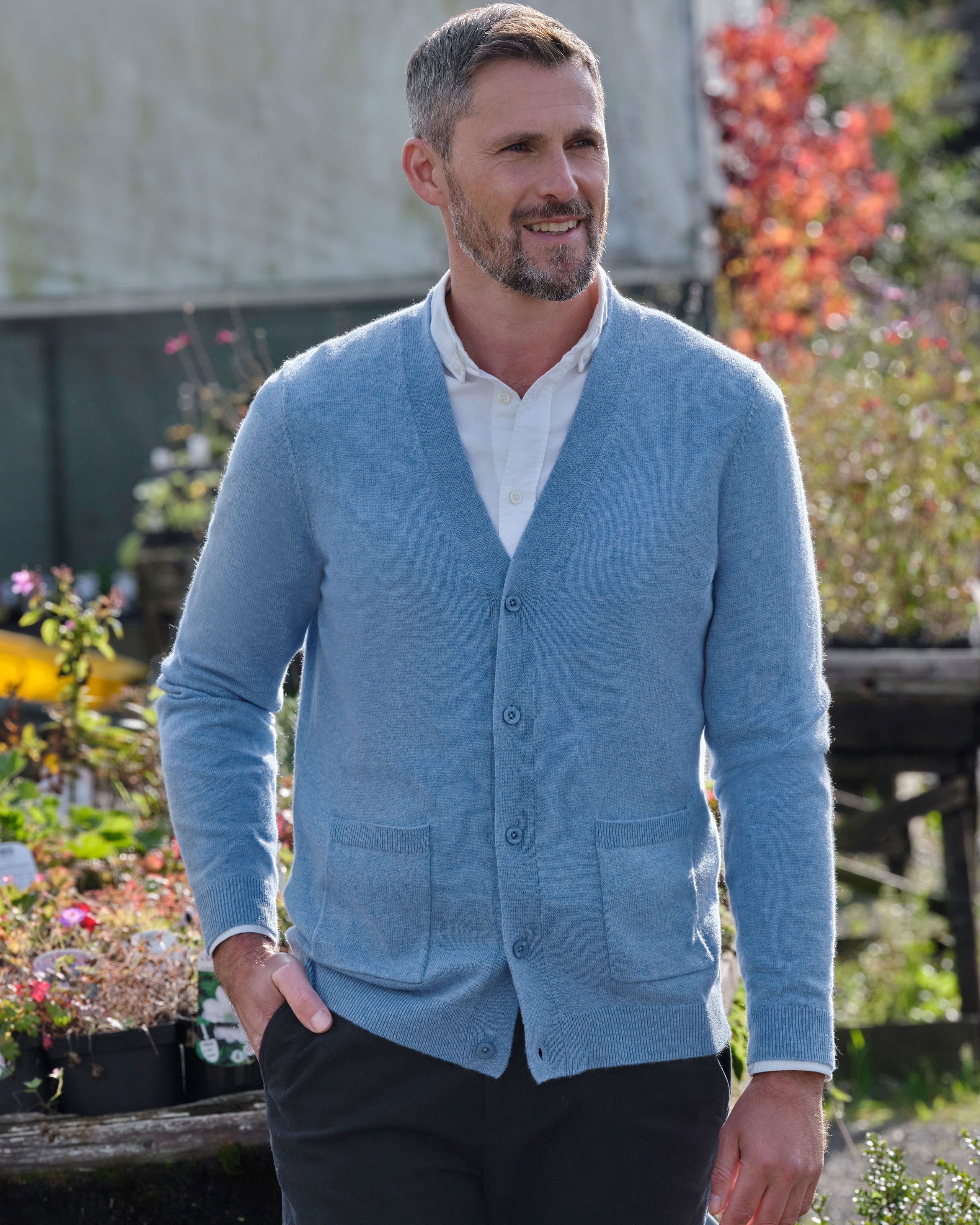 Mens Cardigan Collection | Quality Natural Knitwear | WoolOvers AU