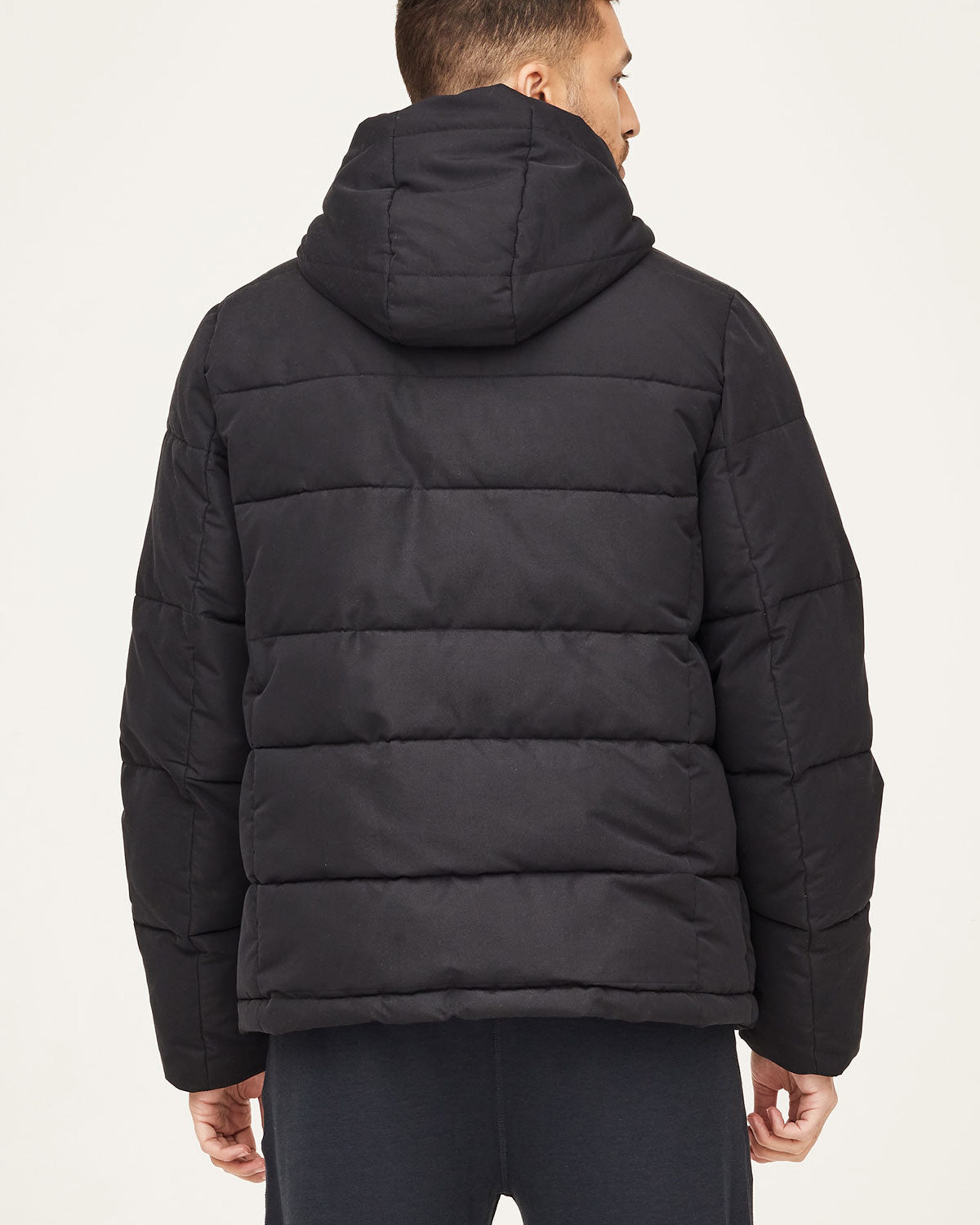 Black | Nuttery Puffa Coat | WoolOvers UK