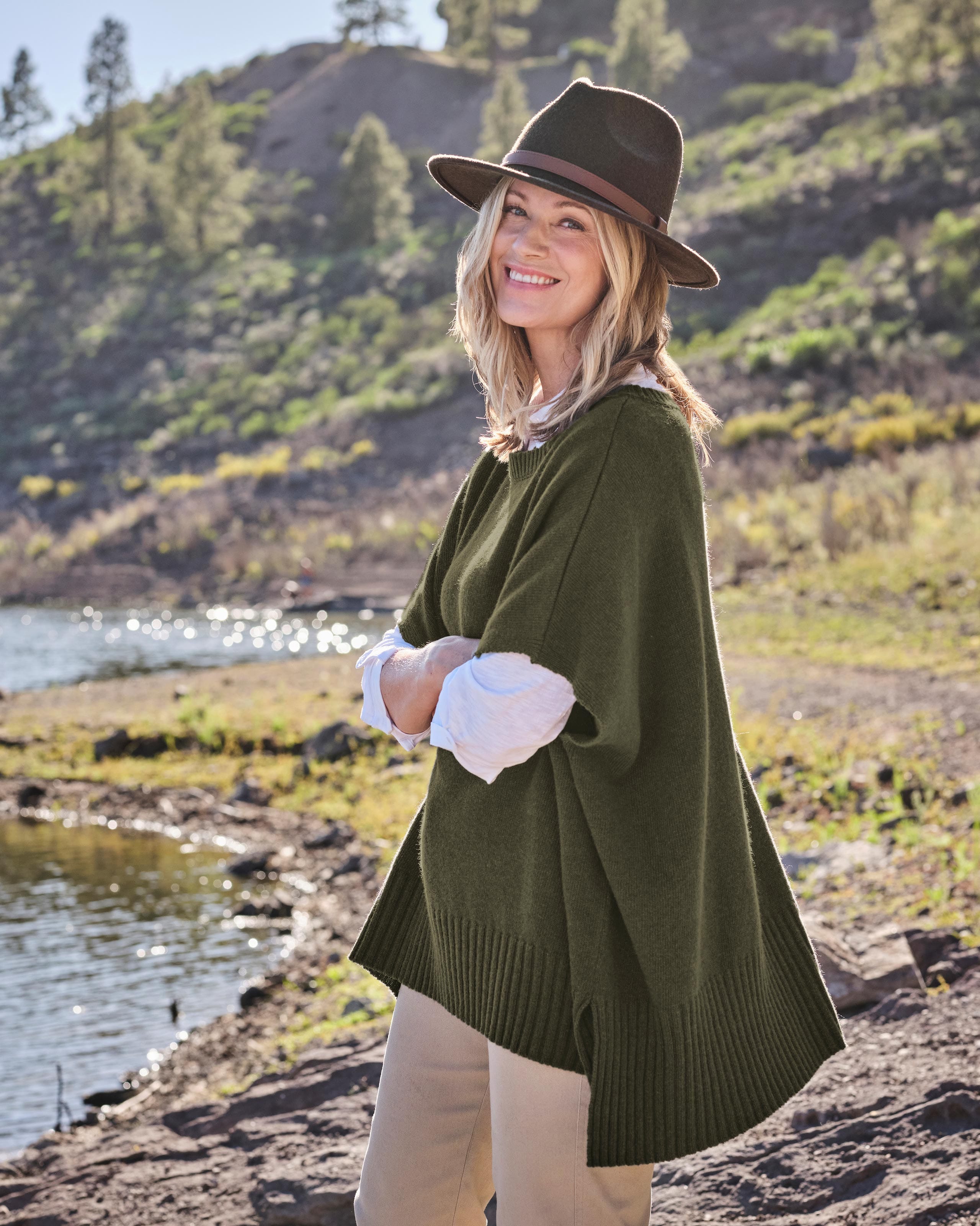 Women's Ponchos | Wool Ponchos for Women | WoolOvers US