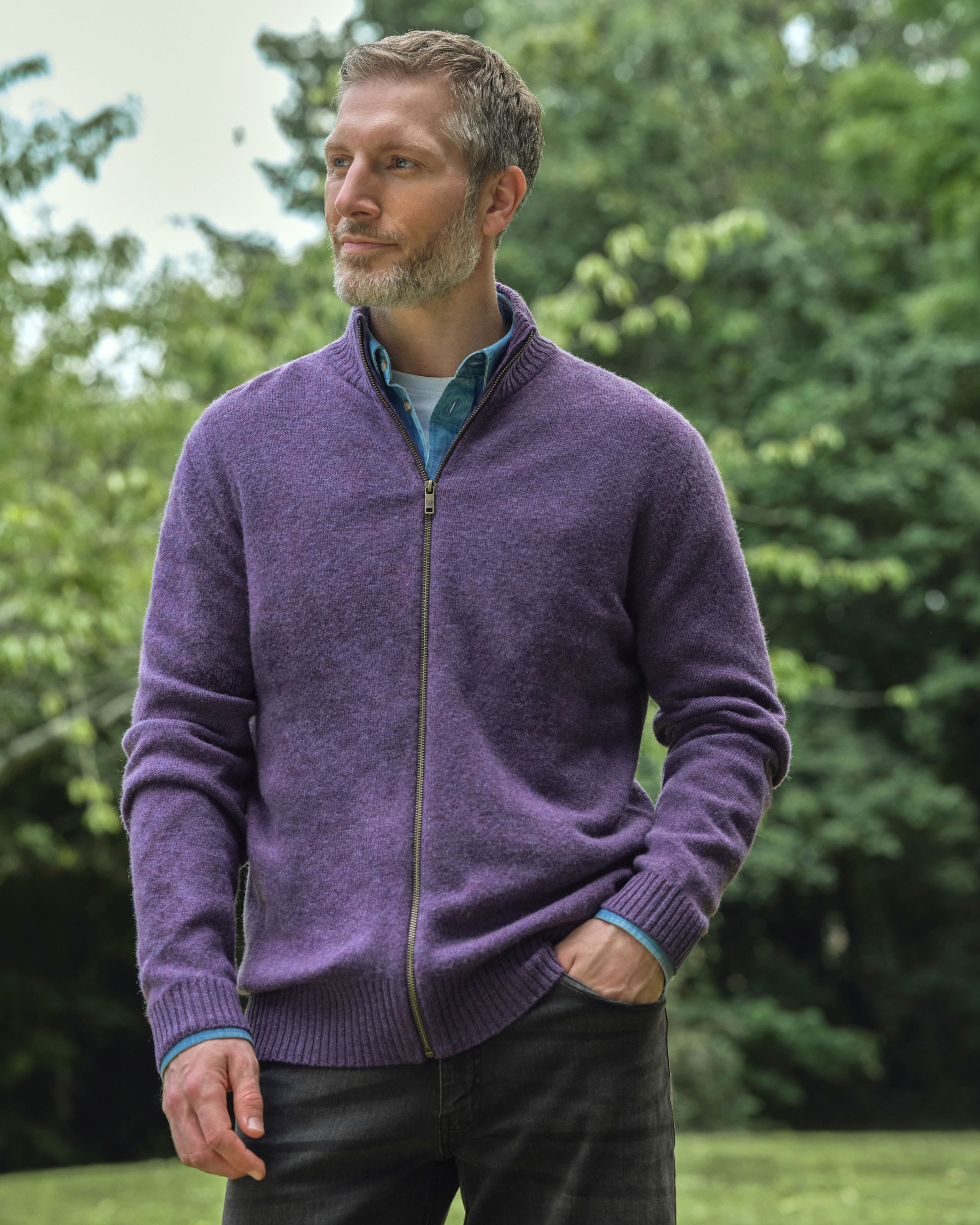 Pure Lambswool | Men's Lambswool Sweaters | WoolOvers US