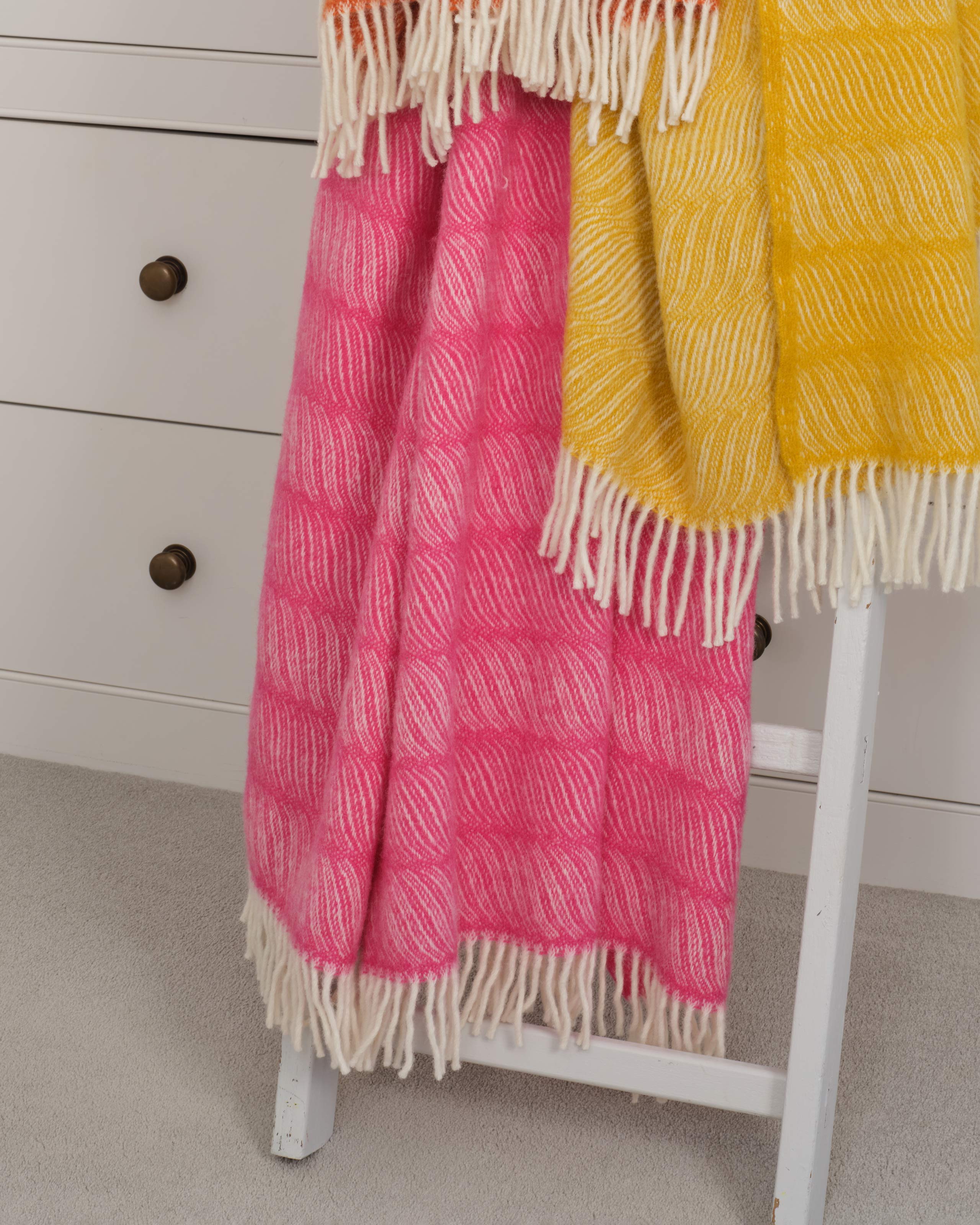 Pink Pure Wool | Pure Wool Twist Blanket