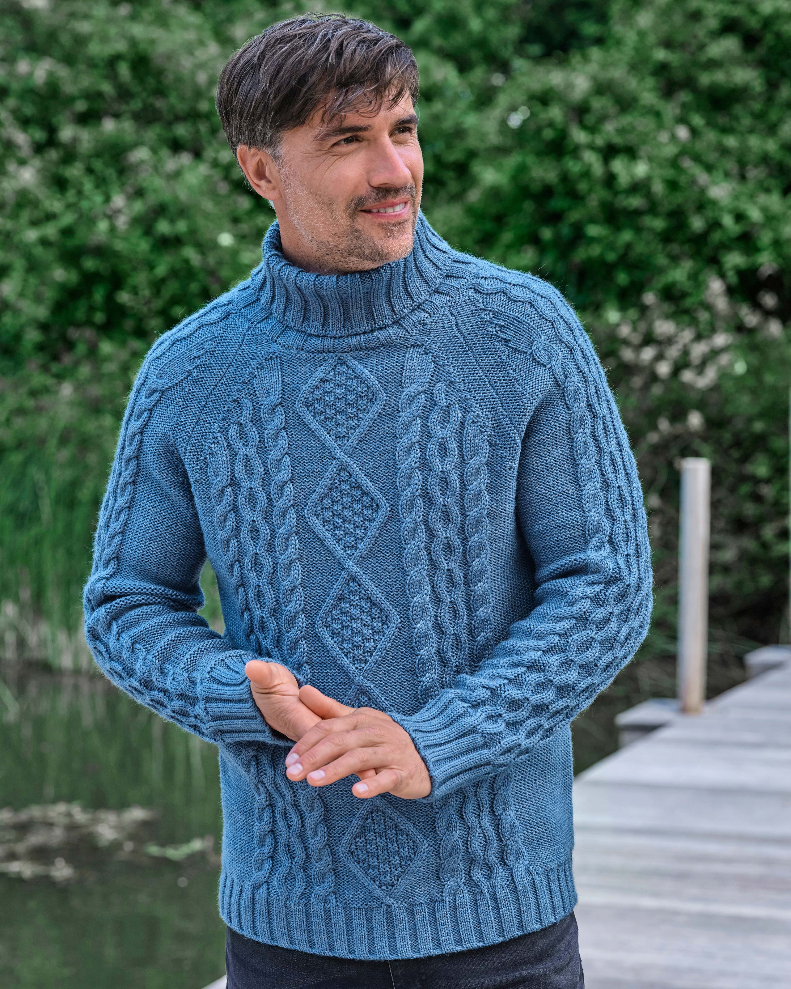 Menswear | Mens Cable Knit Jumpers | WoolOvers