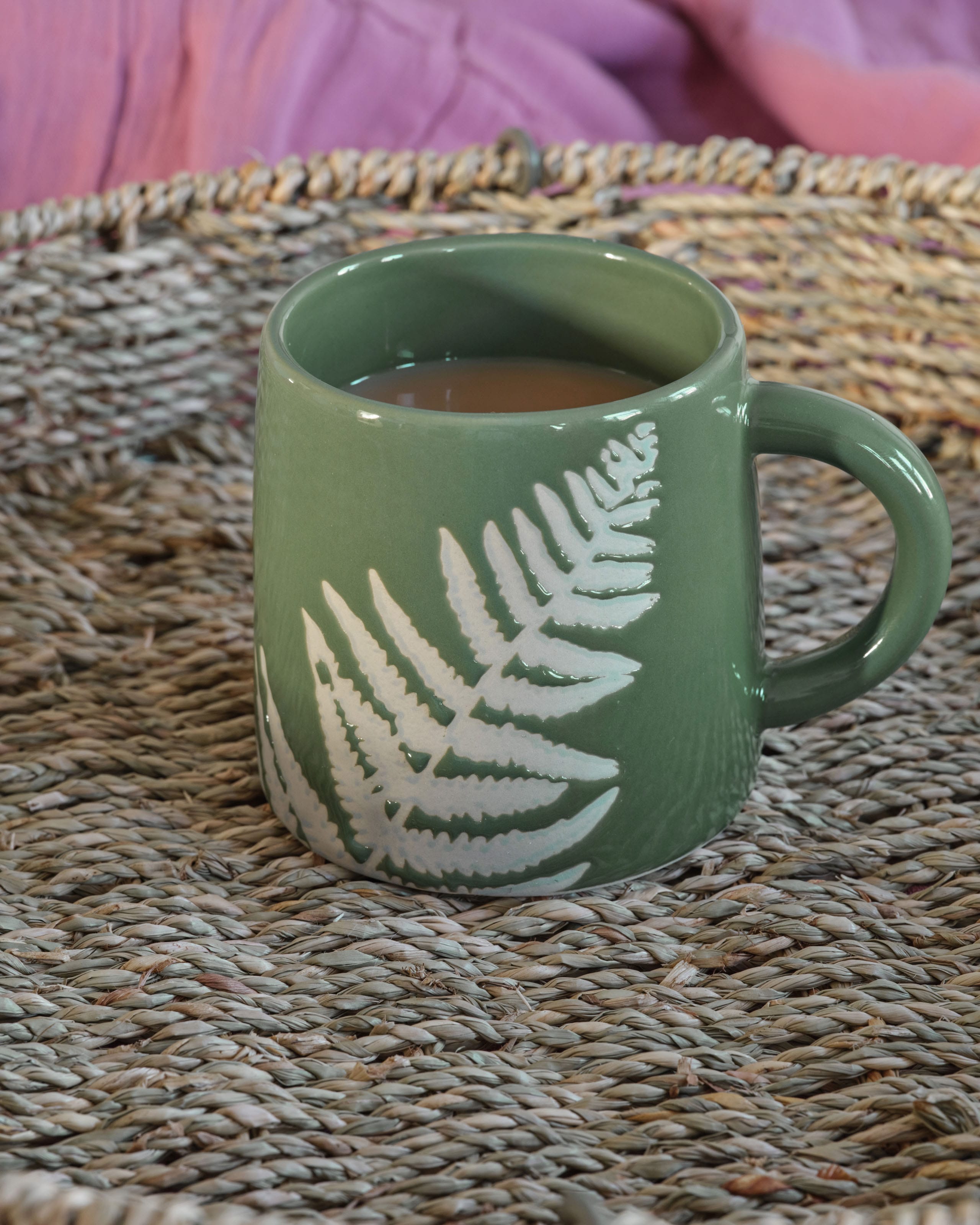 Fern 100% Stoneware | Fern Leaf Mug