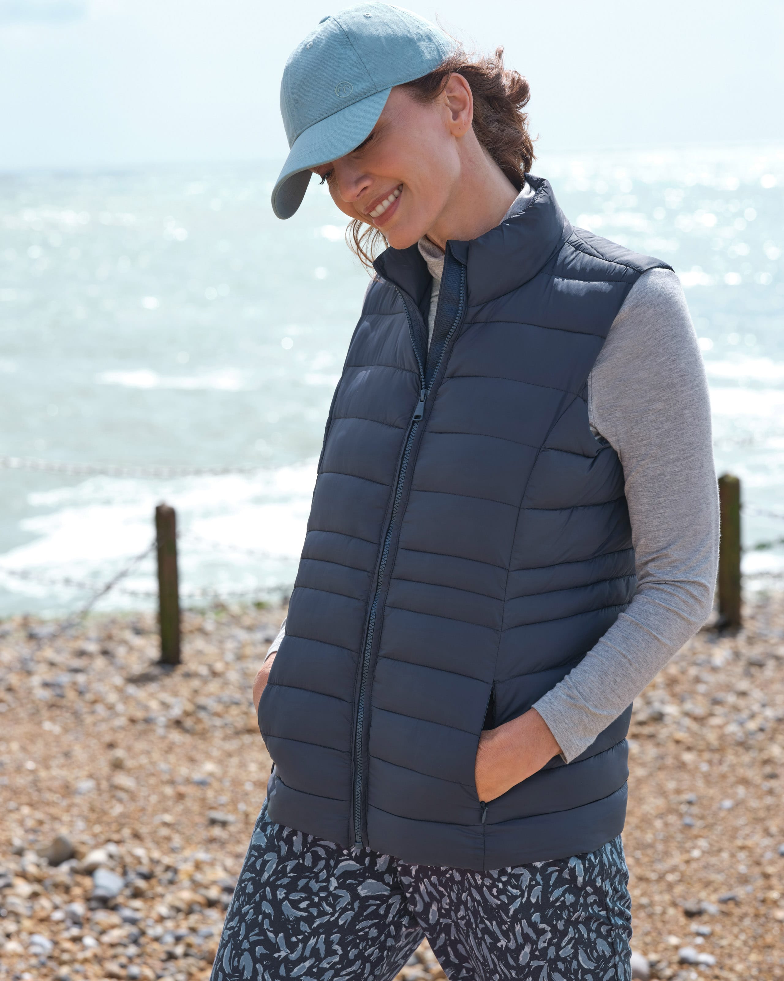 French Navy | Lynford Puffer Vest | WoolOvers US