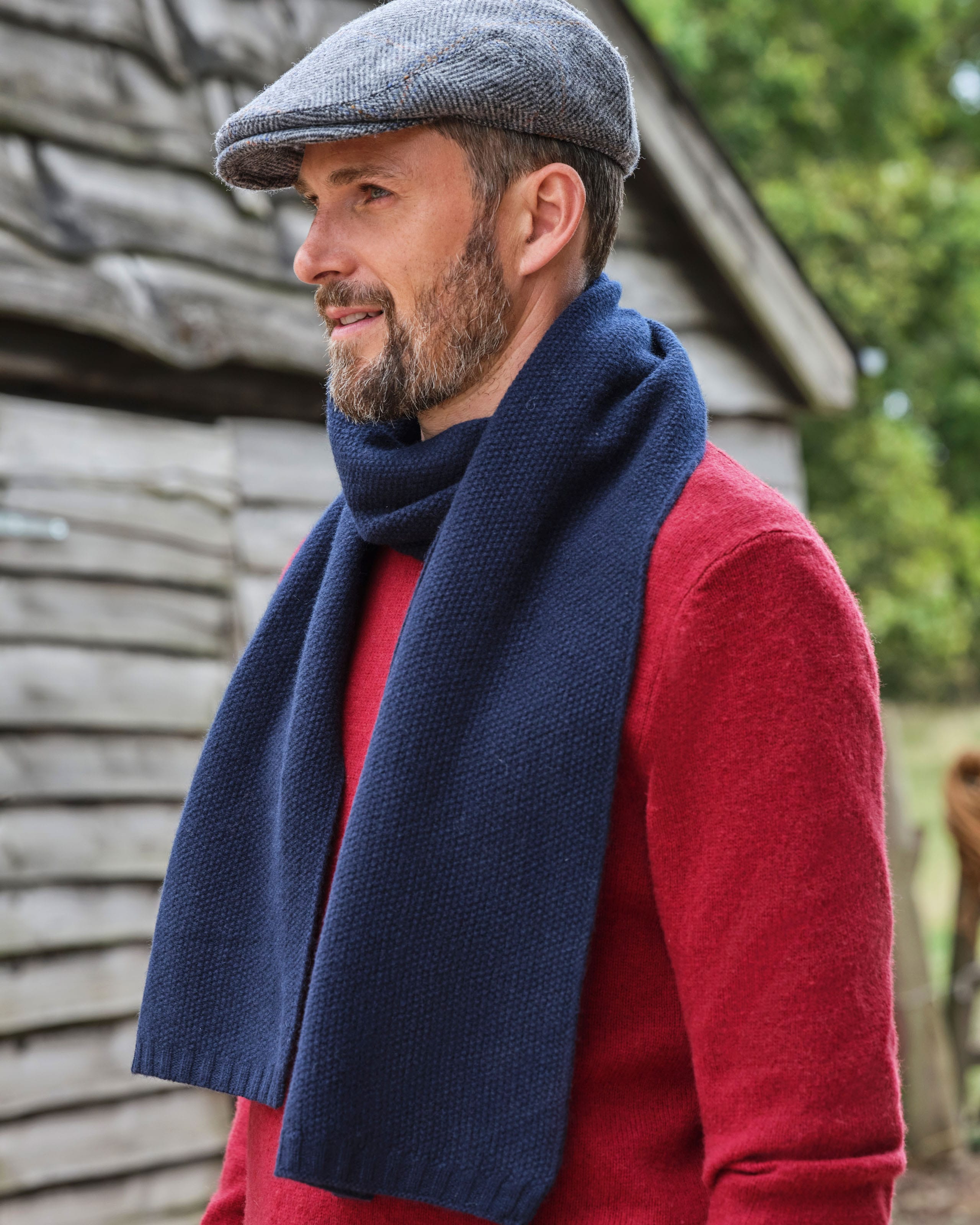 Mens Wool Scarf | WoolOvers UK