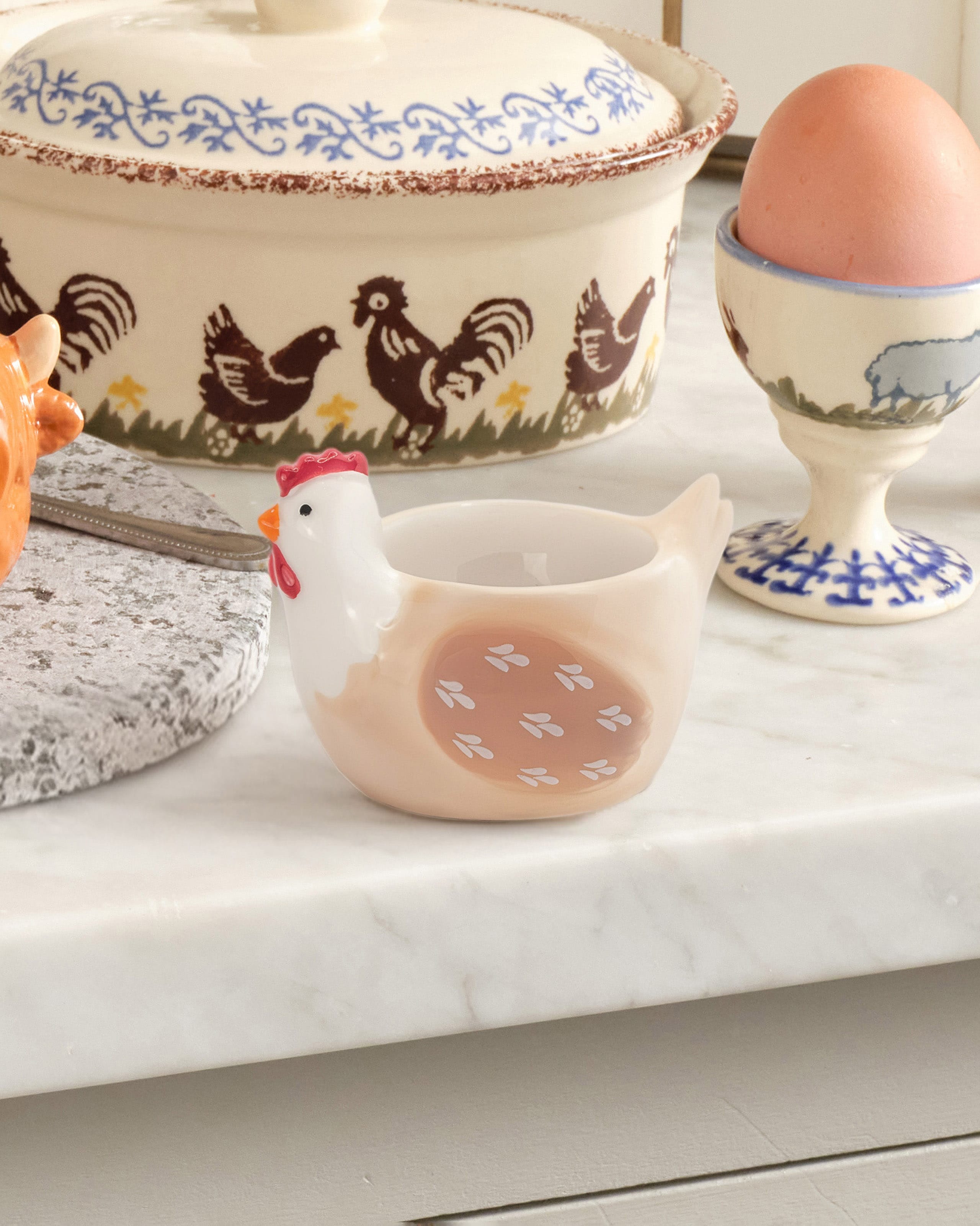 Chicken | Ceramic Animal Egg Cup | WoolOvers UK