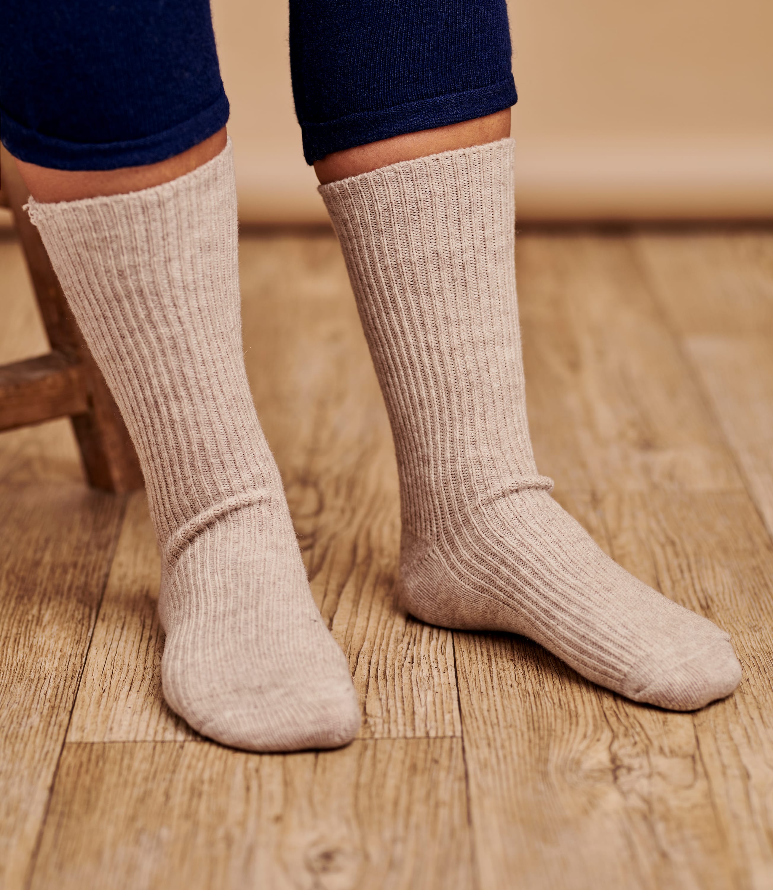 Porridge Womens Cashmere Merino Socks WoolOvers UK Porridge Womens Cashmere Merino Socks WoolOvers UK