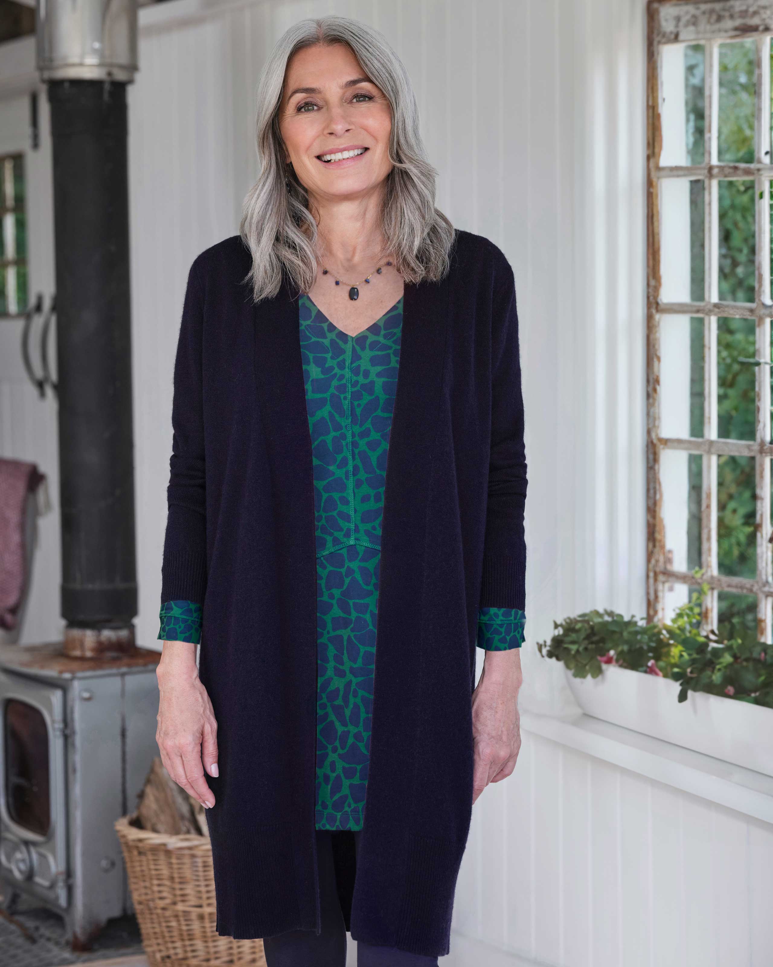Women's Coatigans | Natural Knitwear | WoolOvers UK