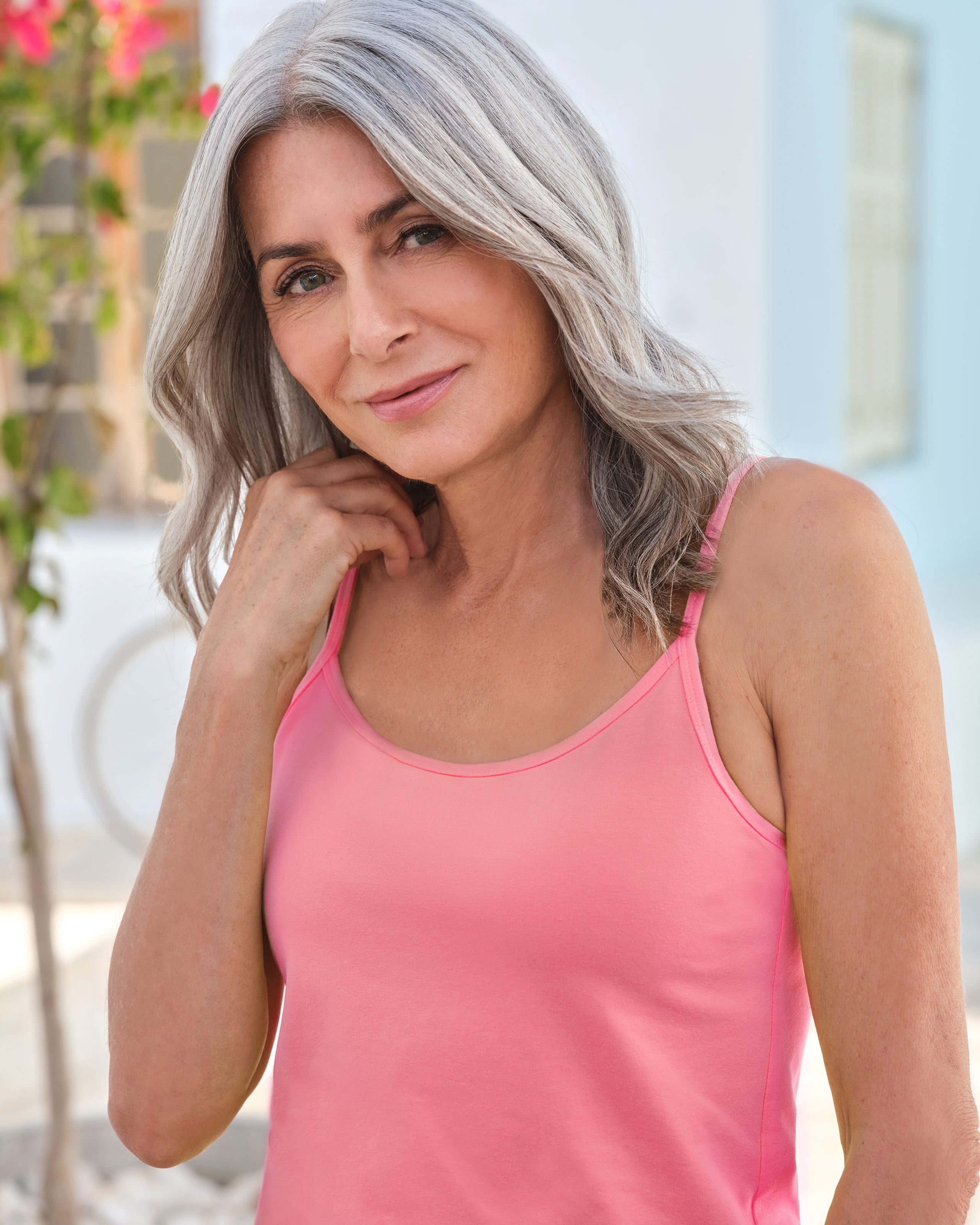 Candy Pink | Organic Cami | WoolOvers AU