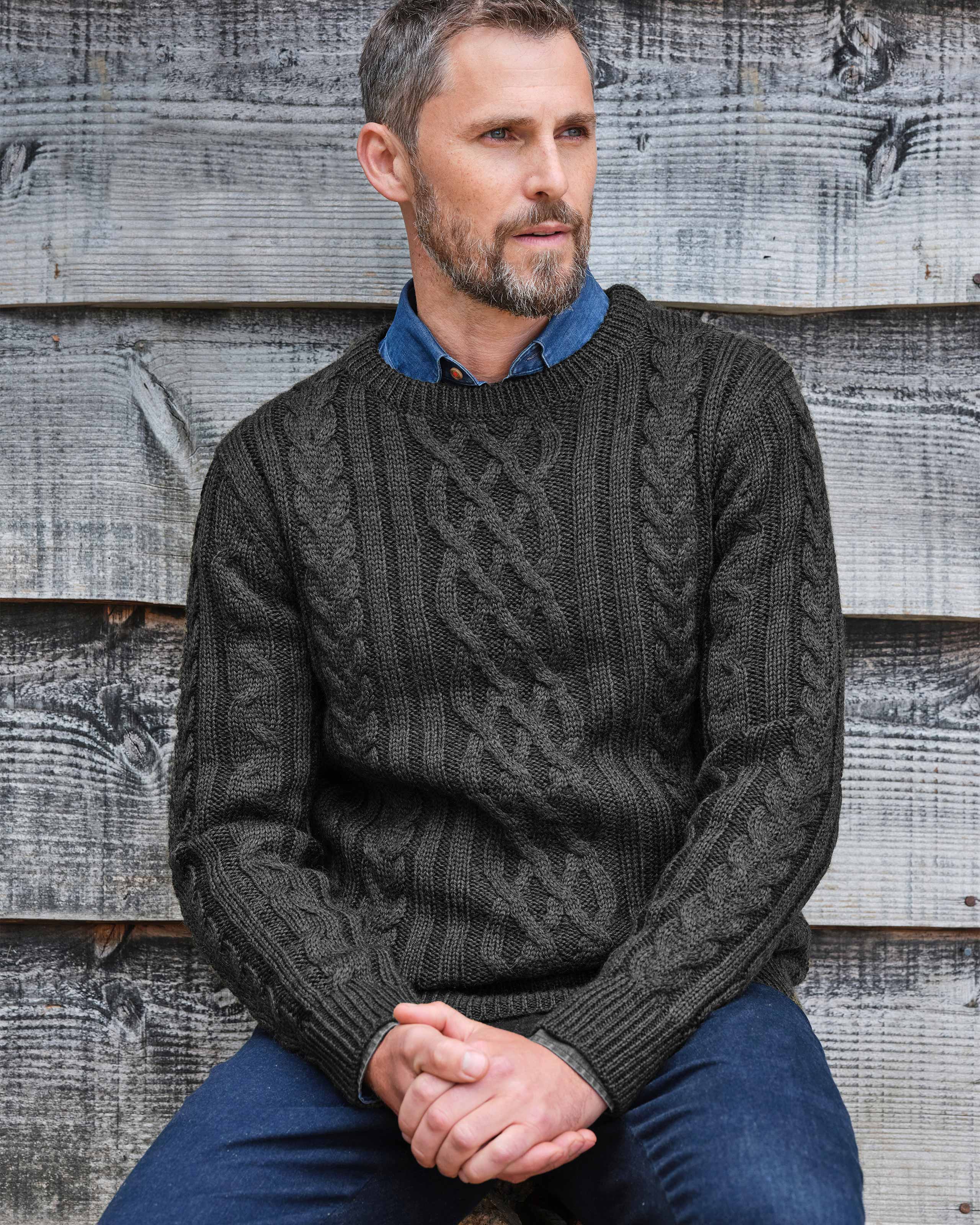 Men's Sweaters | Natural Wool Sweaters | WoolOvers US