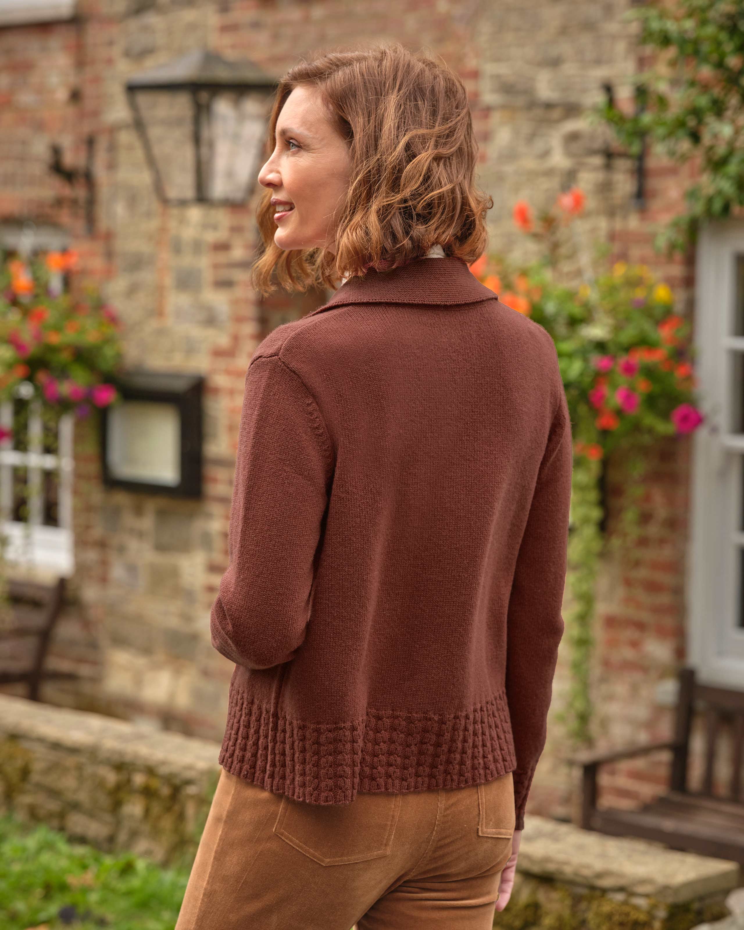Brandy Apple | Wooden Toggle Cardigan | WoolOvers AU