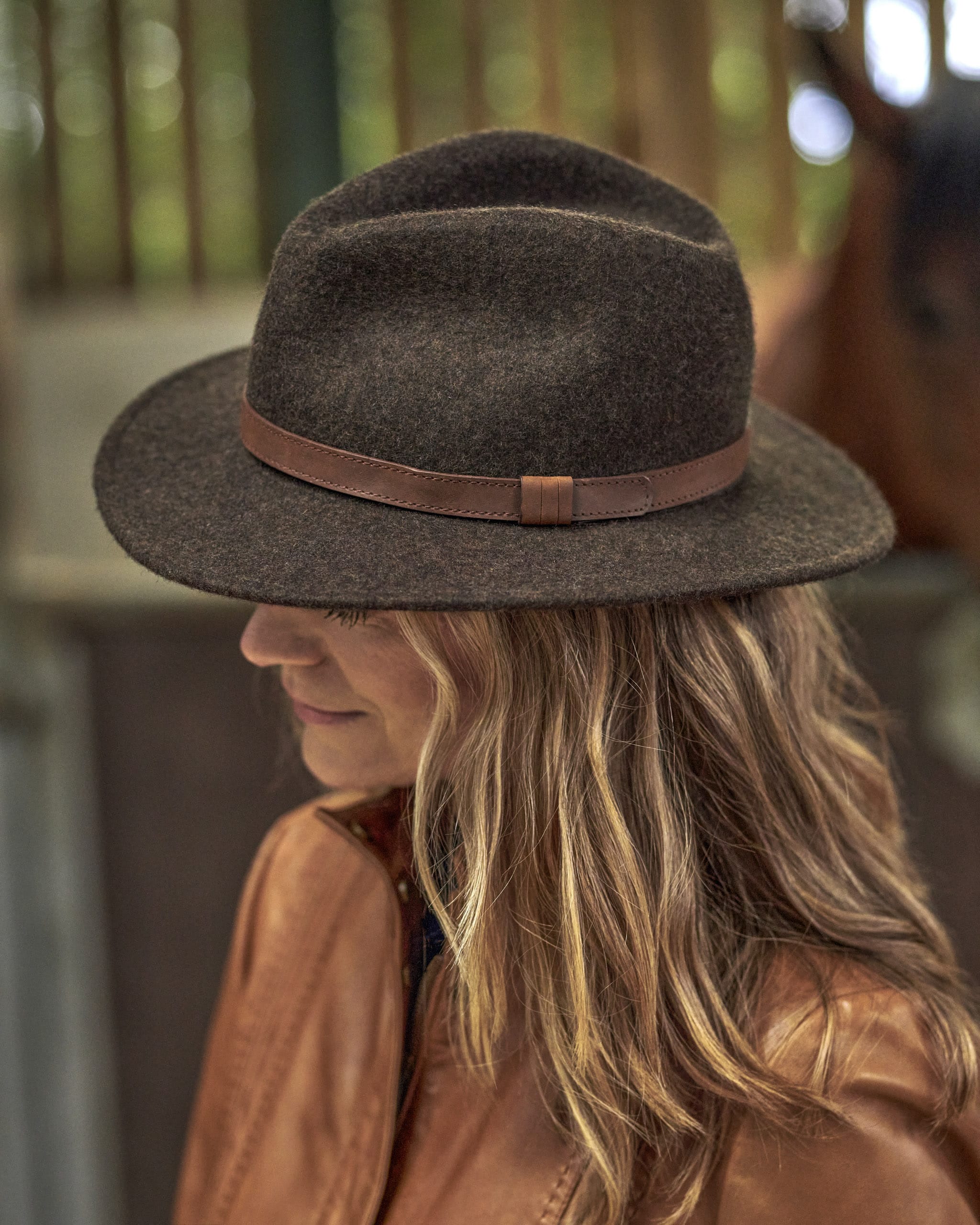 Camel | Plain Fedora | WoolOvers US