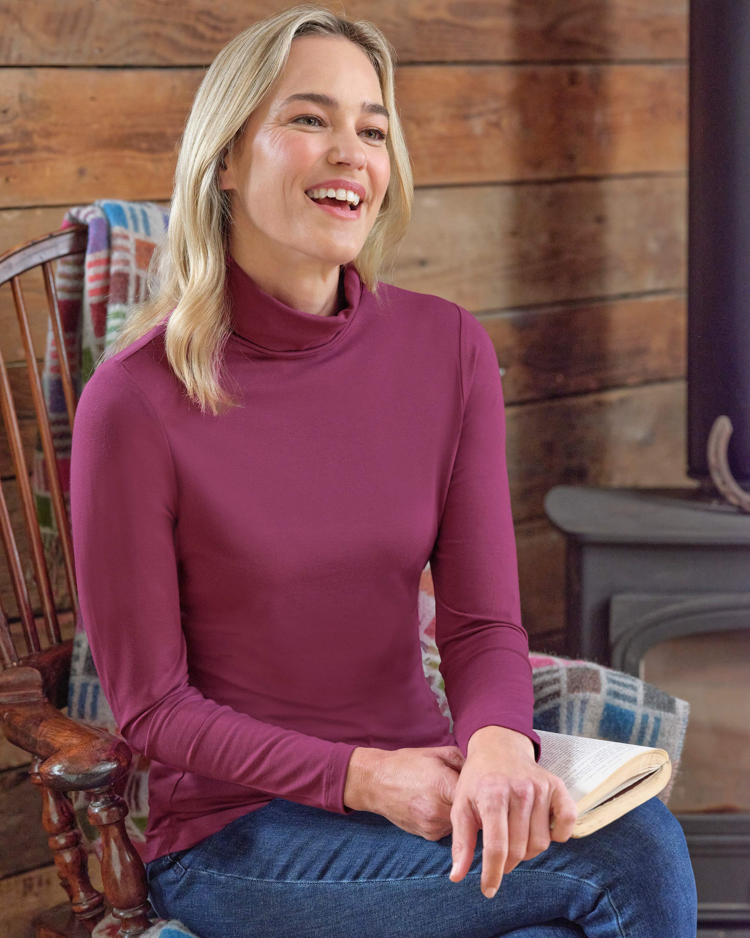 Tops, T-Shirts & Tunics For Women | Womens Knitwear | WoolOvers US