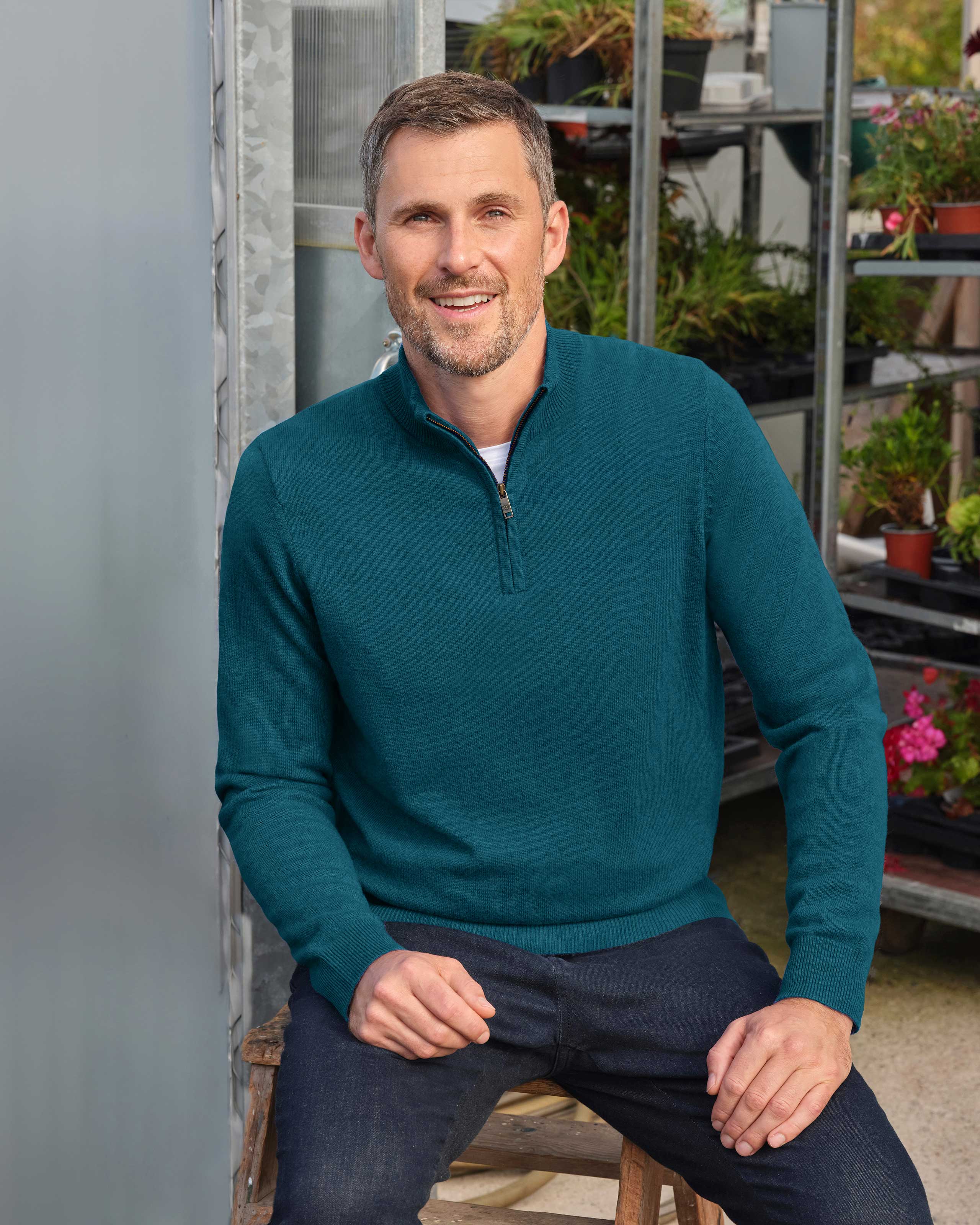 Mens Wool Jumpers and Knitted Sweaters | WoolOvers UK