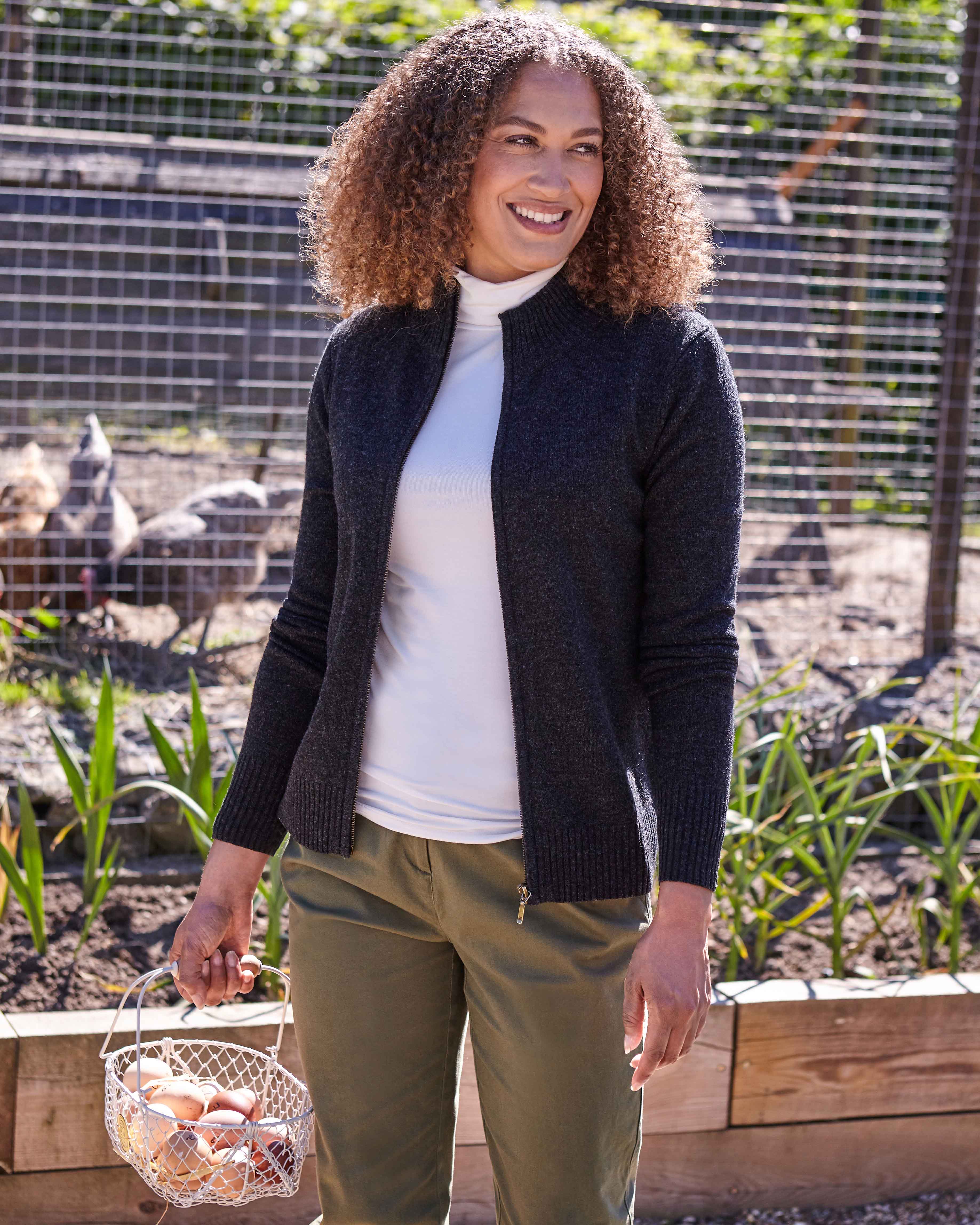 Women's Wool Cardigans | Natural Knitwear | WoolOvers