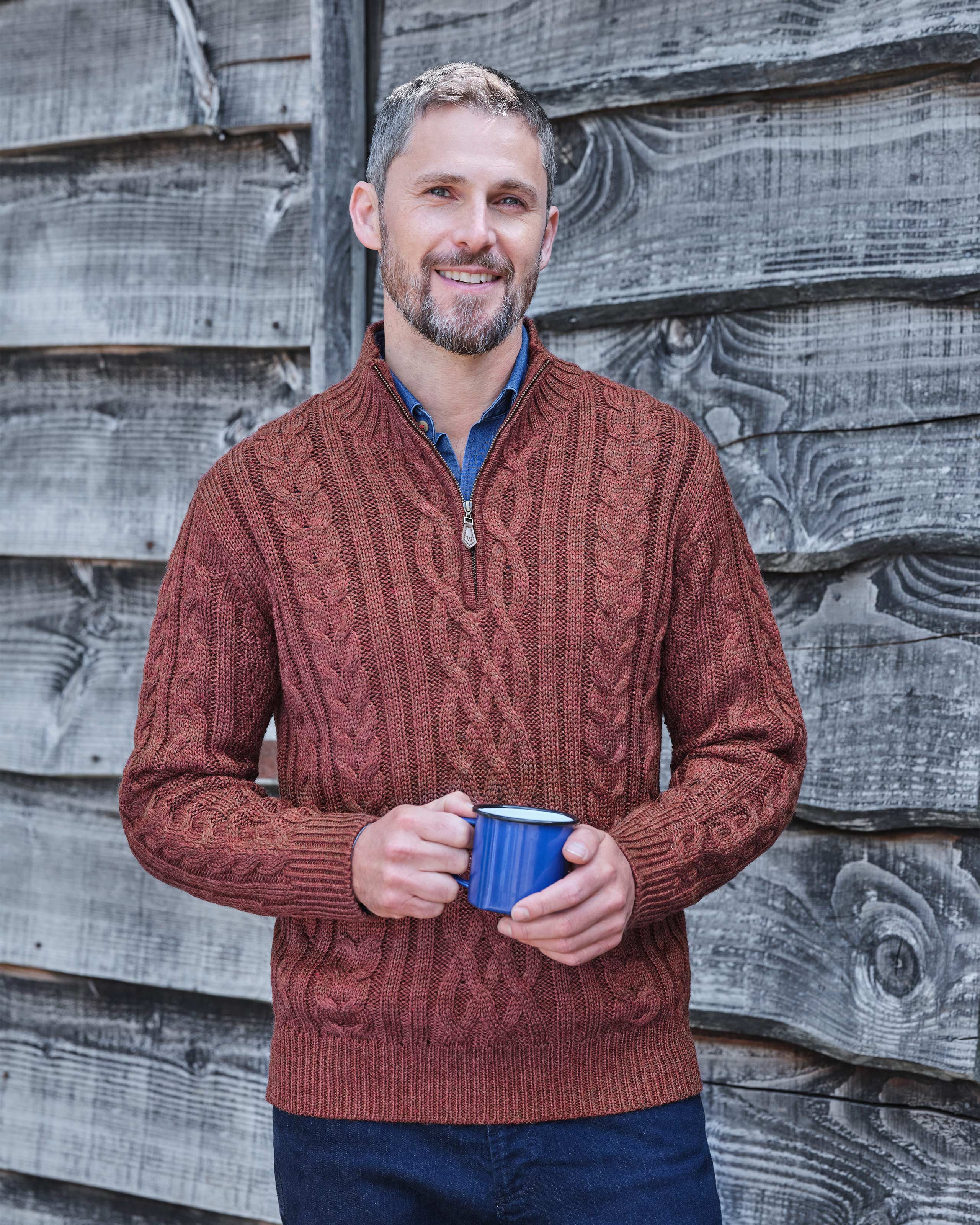 Mens Knitwear | 100% Pure Wool