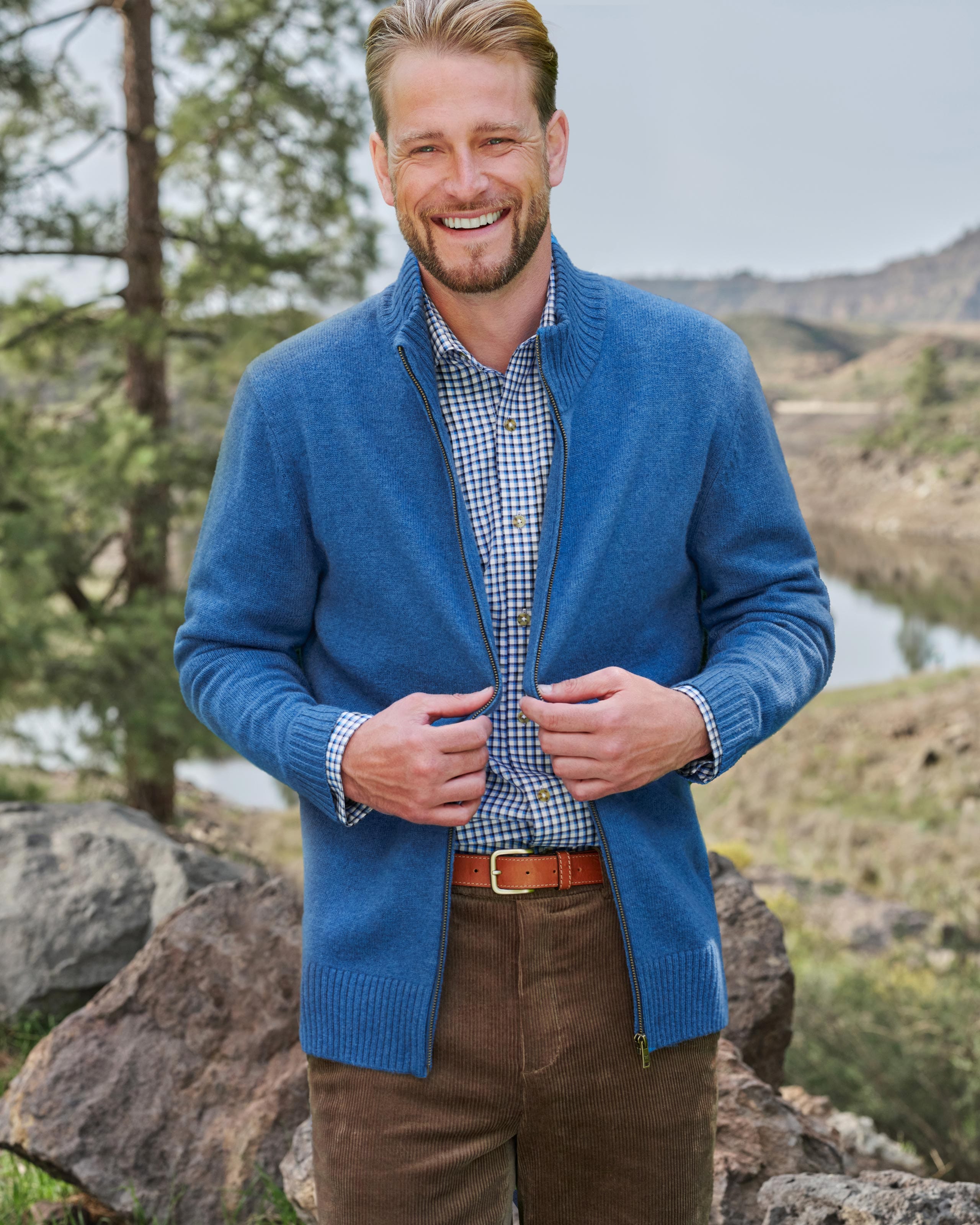 Men's Cardigans | Quality Men's Cardigan Sweaters | WoolOvers US