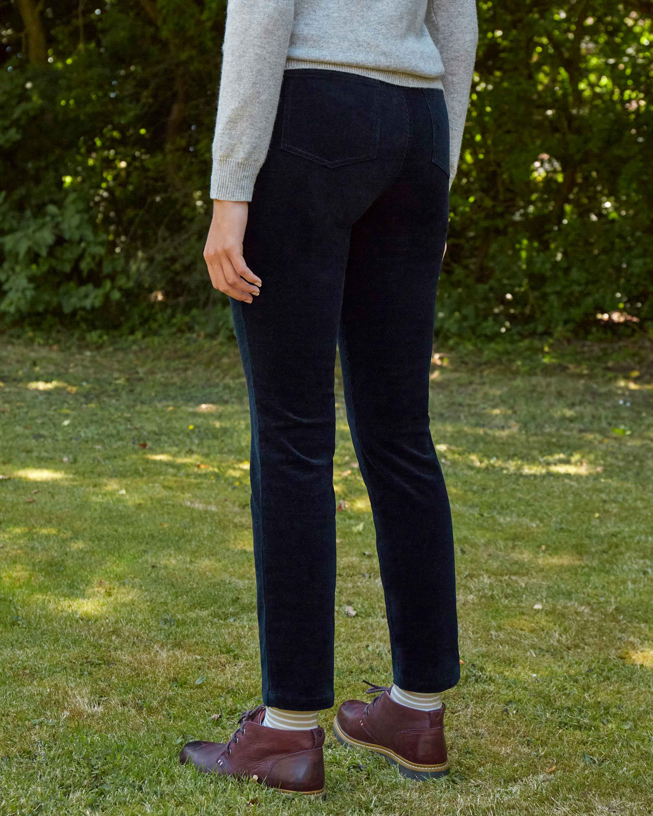 Navy | Organic Cotton Cord Jeans | WoolOvers AU