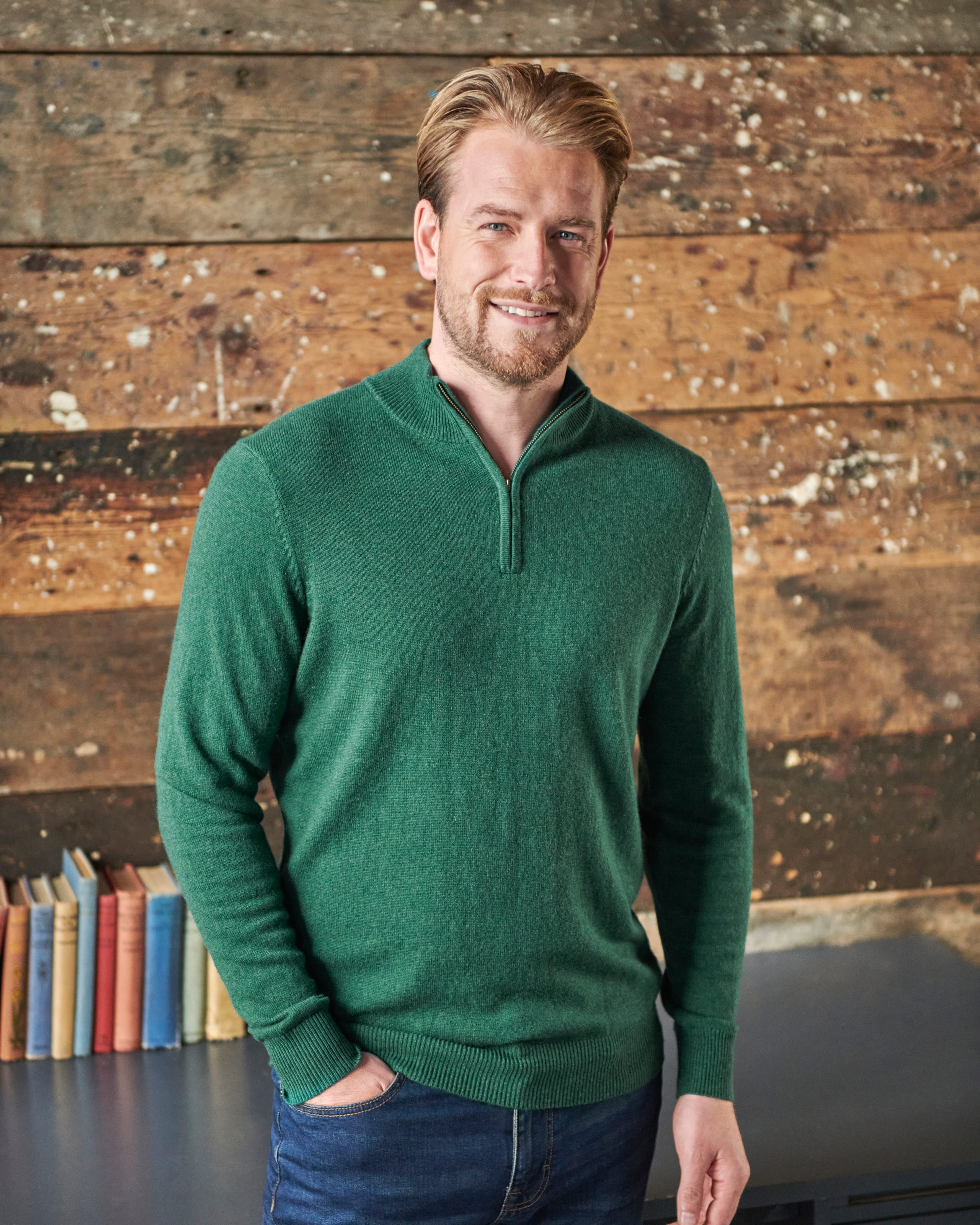 Mens Wool Jumpers and Smart Sweaters | WoolOvers UK