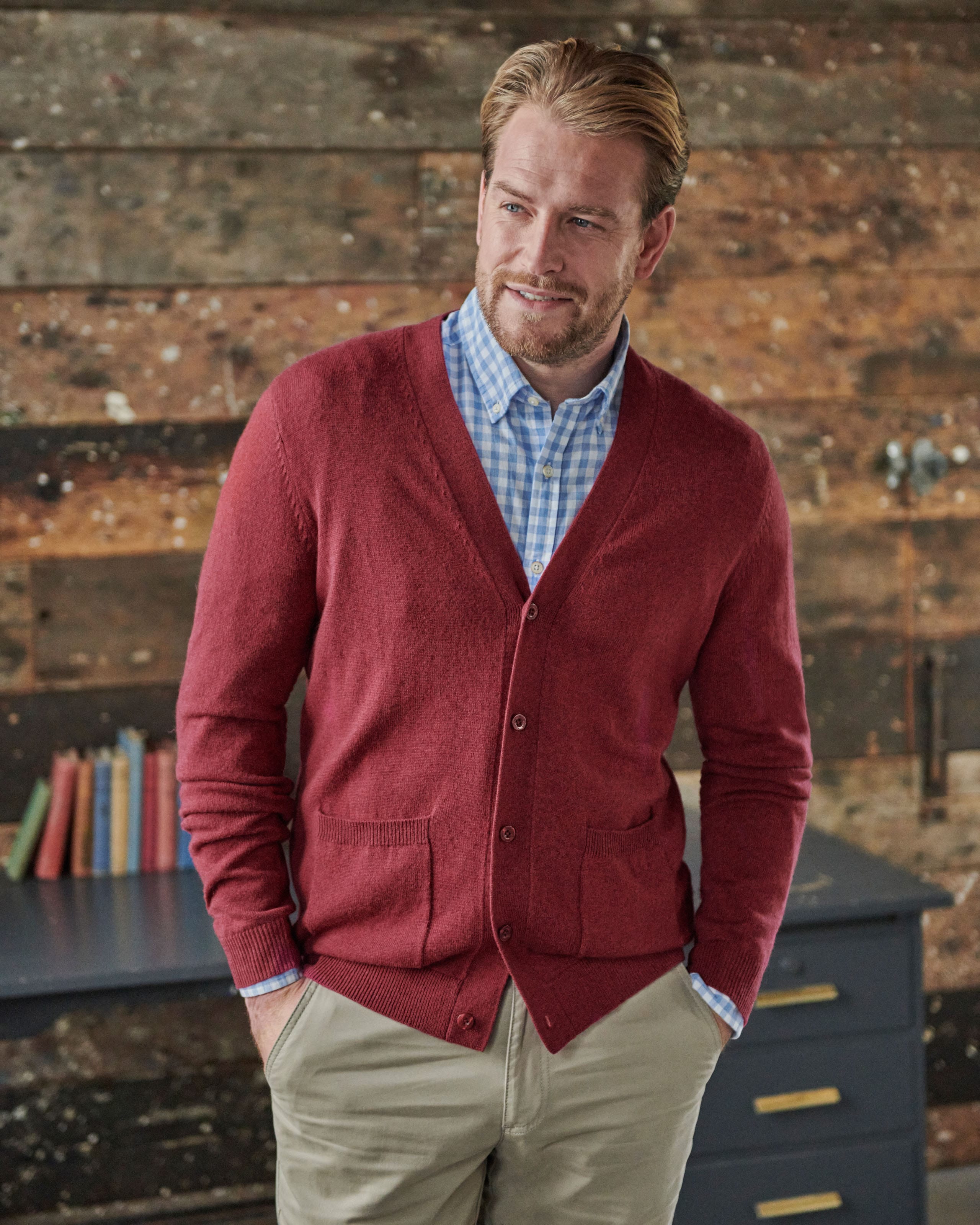 Mens Cardigans | Quality Natural Cardigans for Men | WoolOvers UK