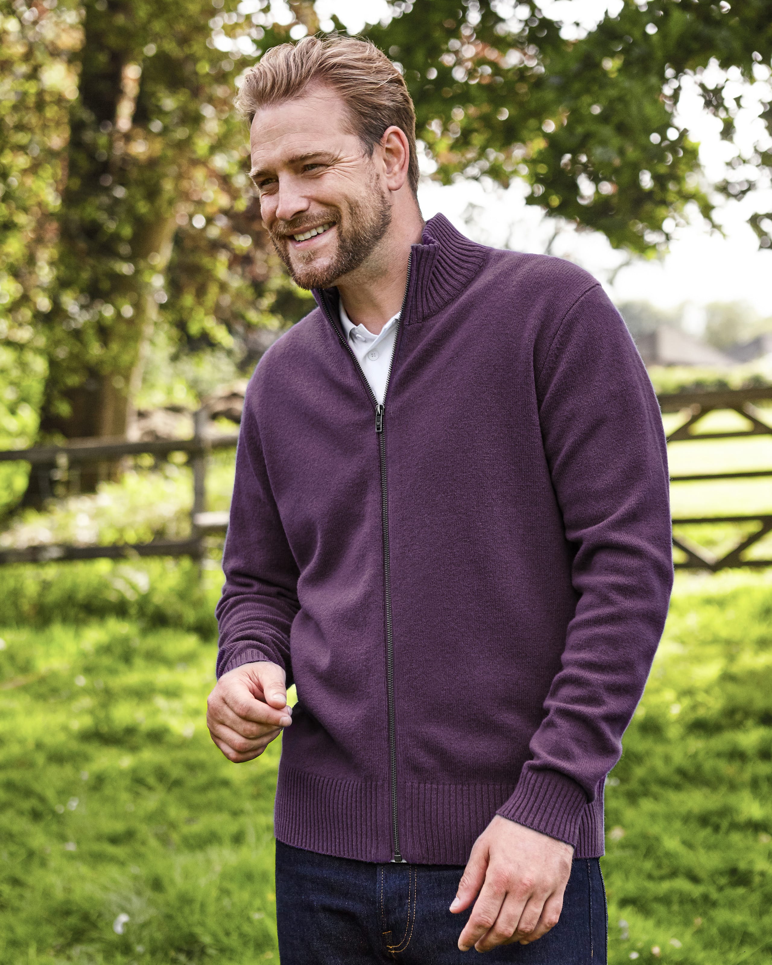 Mens Cardigans | Quality Natural Cardigans for Men | WoolOvers UK